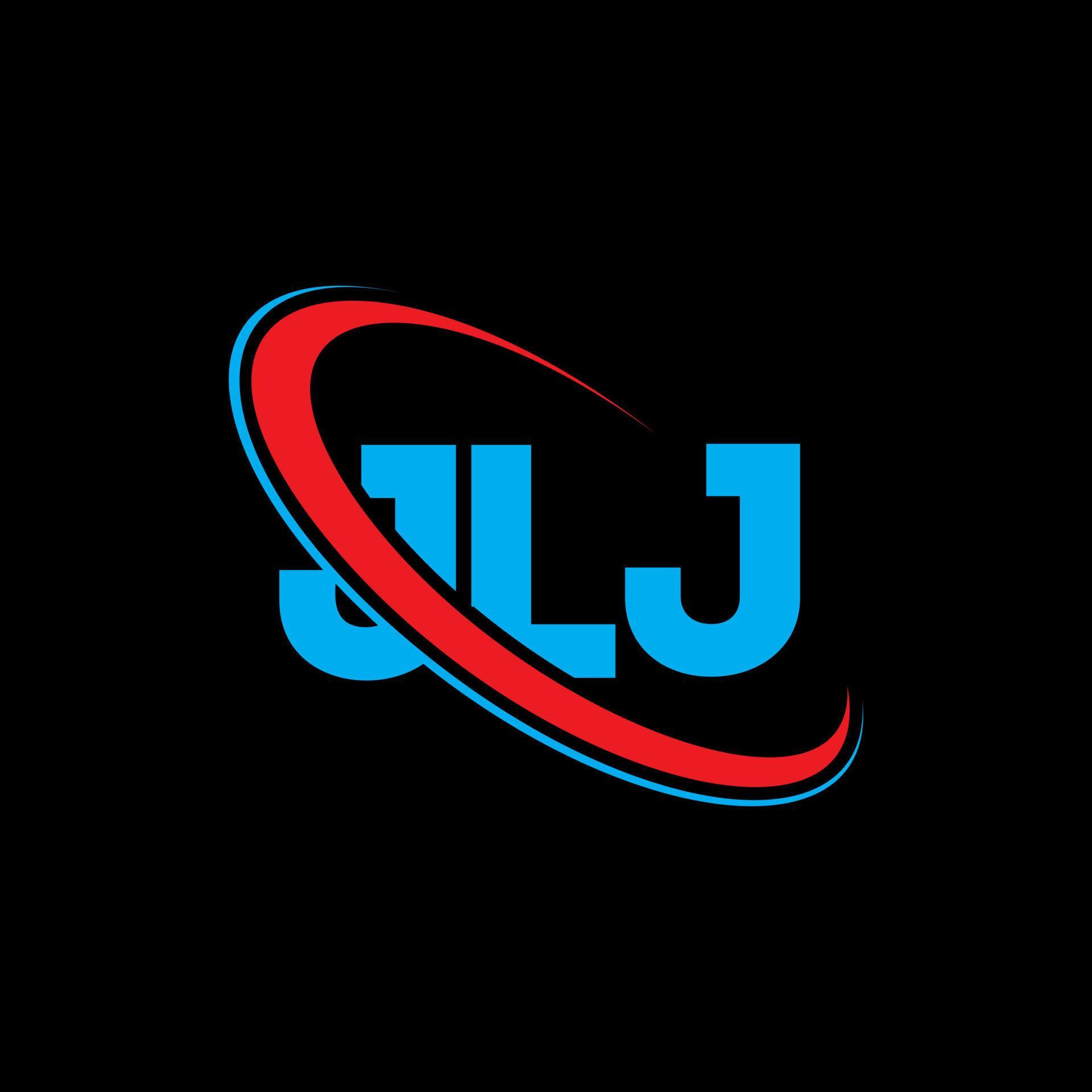 logotipo jlj. letra jlj. diseño del logotipo de la letra jlj. logotipo de las iniciales jlj ...