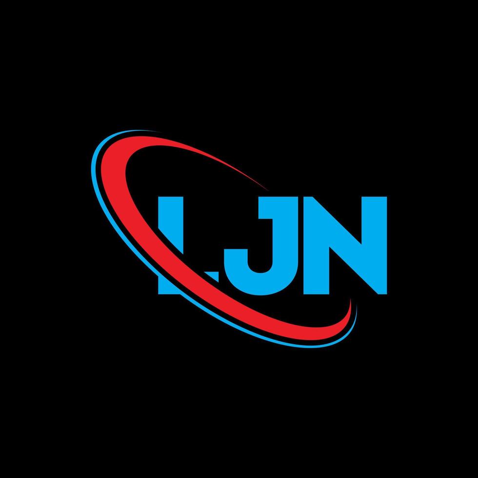 logotipo de ljn. carta ljn. diseño del logotipo de la letra ljn. logotipo de las iniciales ljn ...