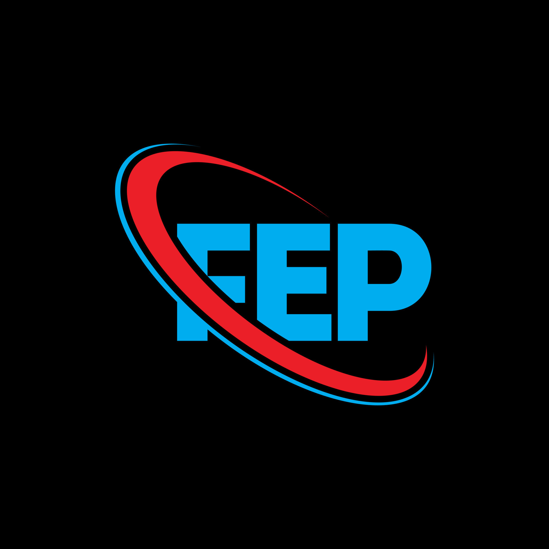 logotipo de la fep. carta fep. diseño del logotipo de la letra fep. logotipo de iniciales fep ...