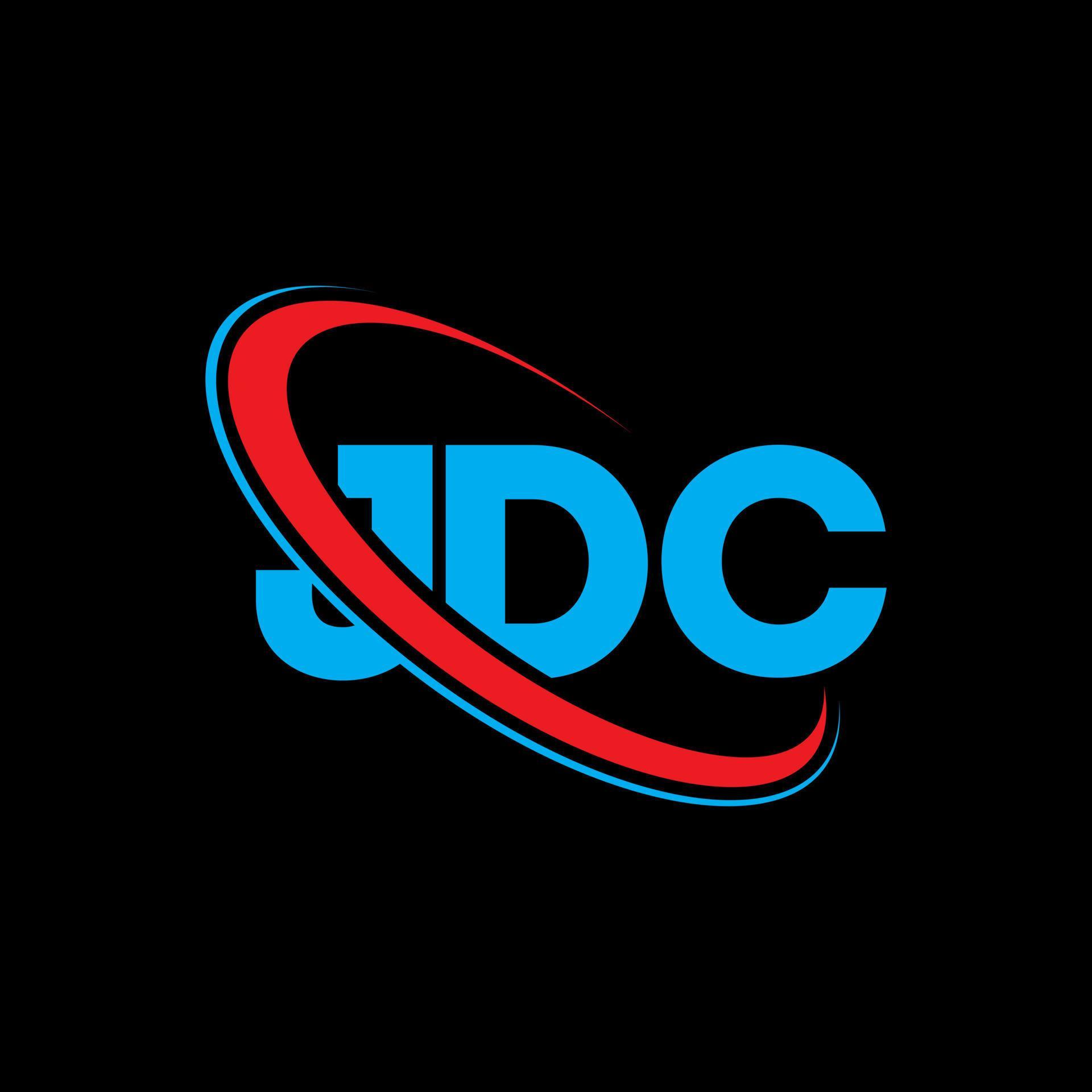JDC logo. JDC letter. JDC letter logo design. Initials JDC logo linked with circle and uppercase ...