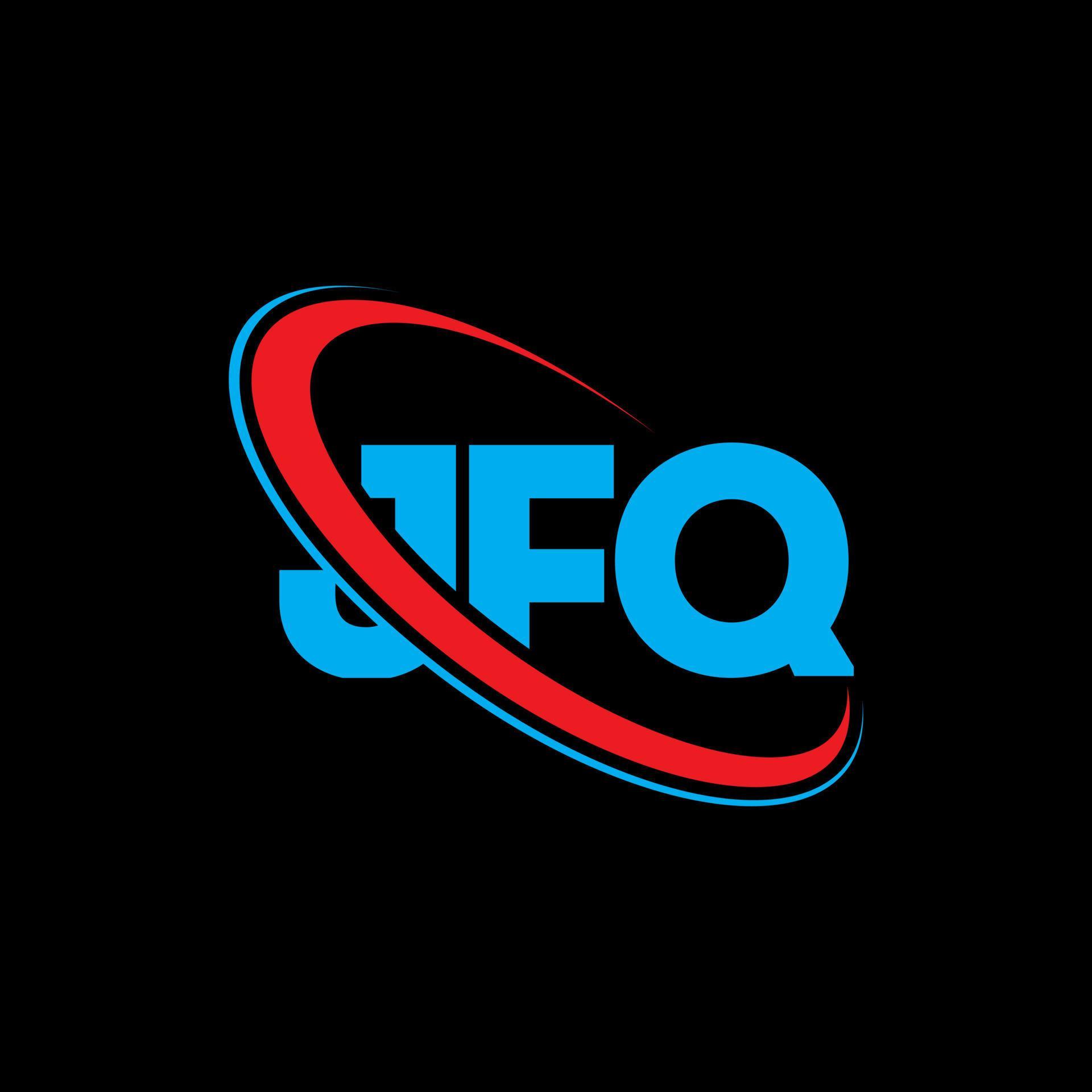 logotipo jfq. carta jfq. diseño del logotipo de la letra jfq. Logotipo de iniciales jfq ...