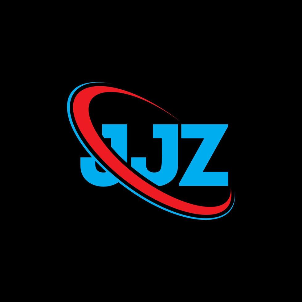 logotipo jjz. carta jjz. diseño del logotipo de la letra jjz. logotipo de las iniciales jjz ...