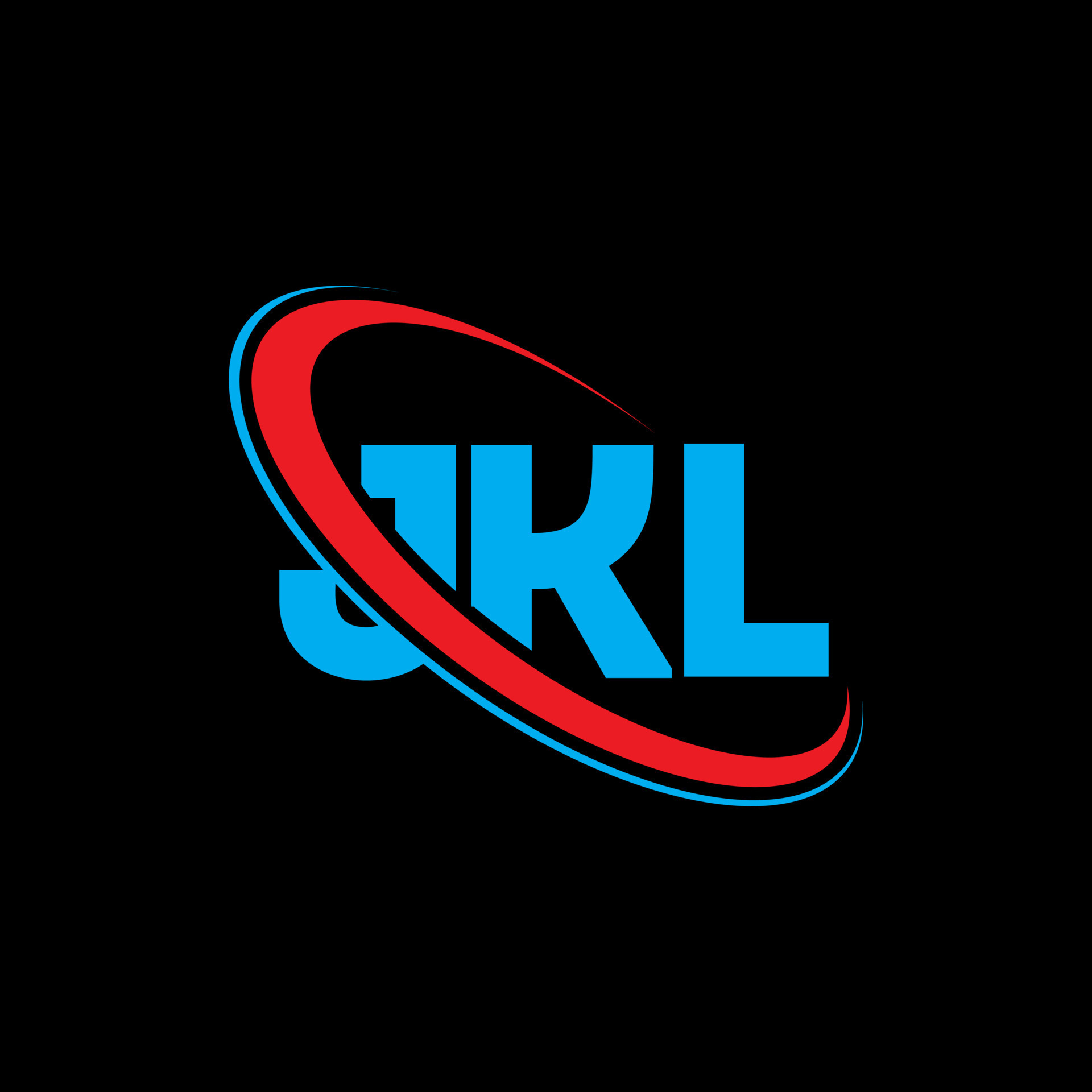 JKL logo. JKL letter. JKL letter logo design. Initials JKL logo linked with circle and uppercase ...