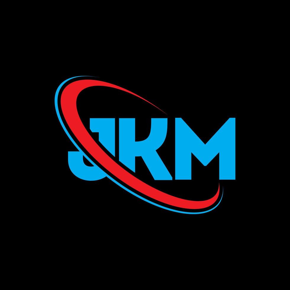 logotipo de jkm. letra jkm. diseño del logotipo de la letra jkm. logotipo de las iniciales jkm ...