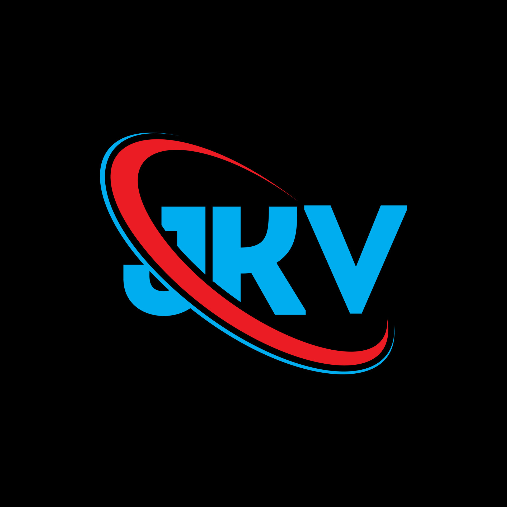logotipo de jkv. letra jkv. diseño del logotipo de la letra jkv. iniciales del logotipo jkv ...