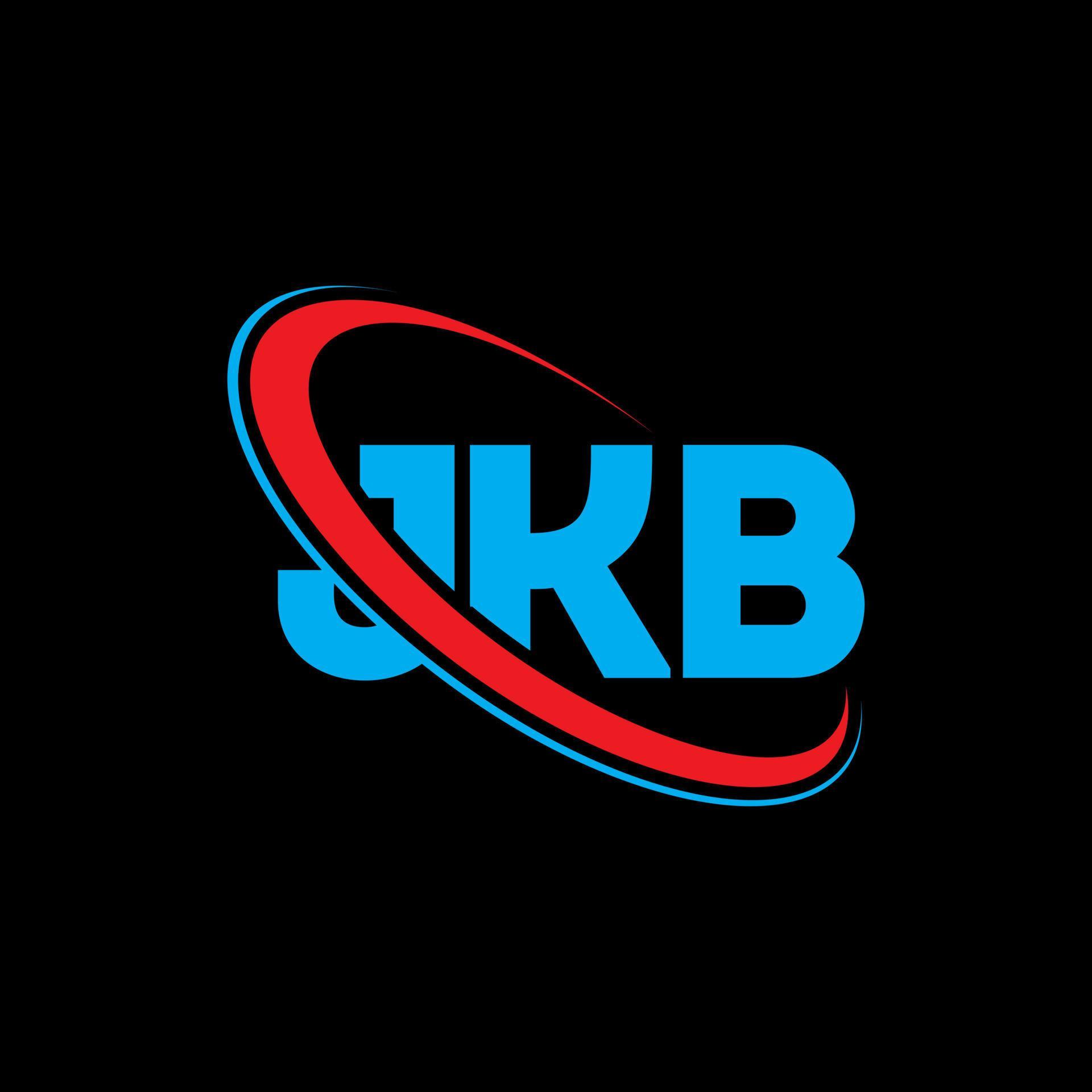 JKB logo. JKB letter. JKB letter logo design. Initials JKB logo linked with circle and uppercase ...