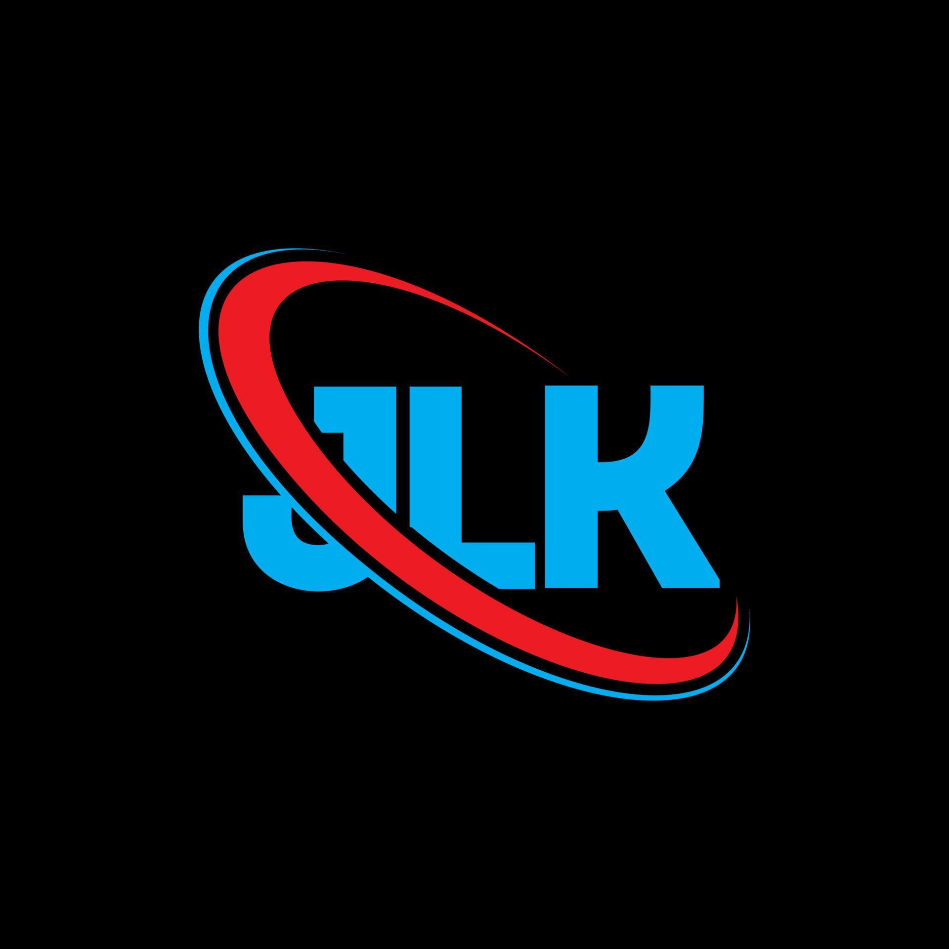 JLK logo. JLK letter. JLK letter logo design. Initials JLK logo linked with circle and uppercase ...