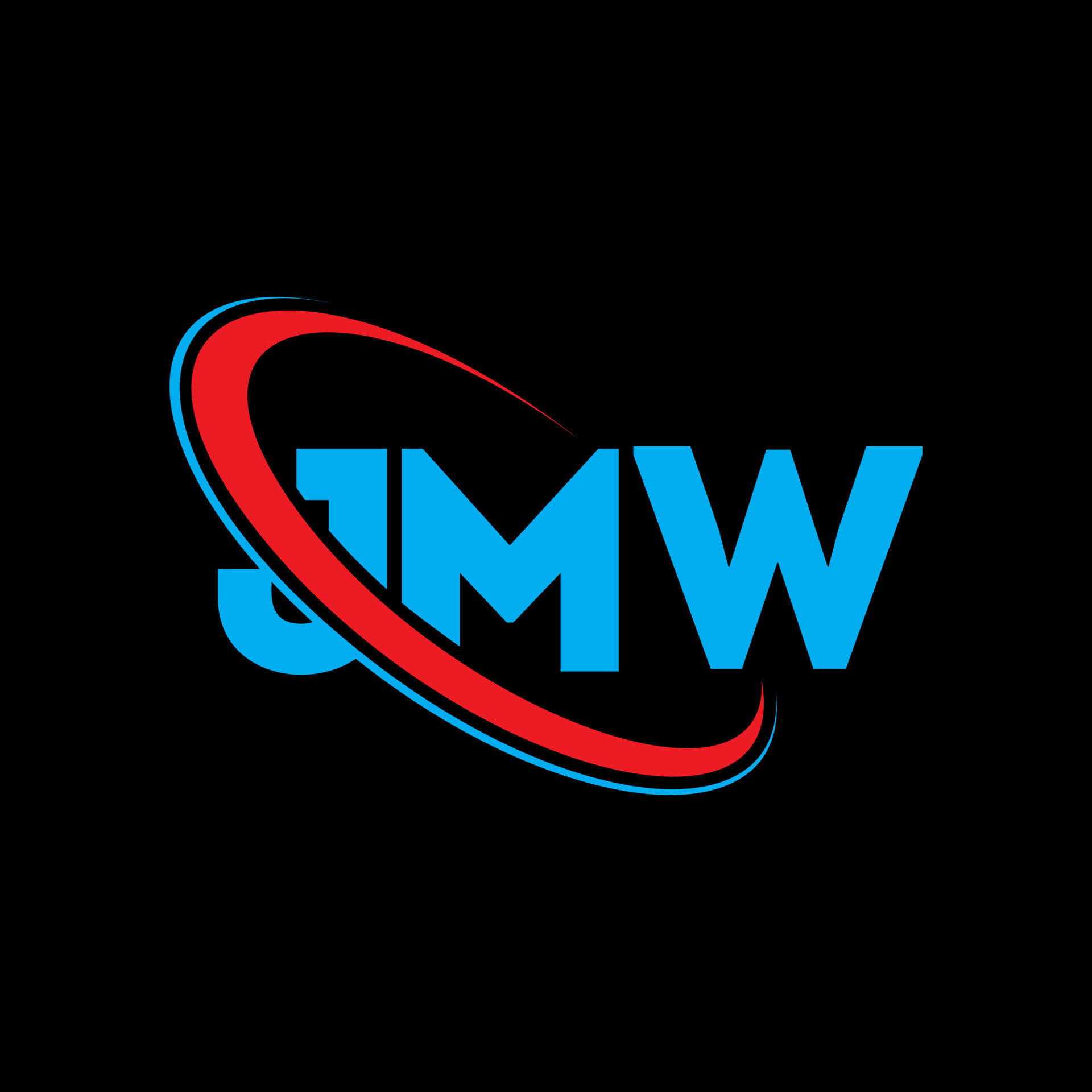 logotipo de jmw. carta jmw. diseño del logotipo de la letra jmw. logotipo de las iniciales jmw ...