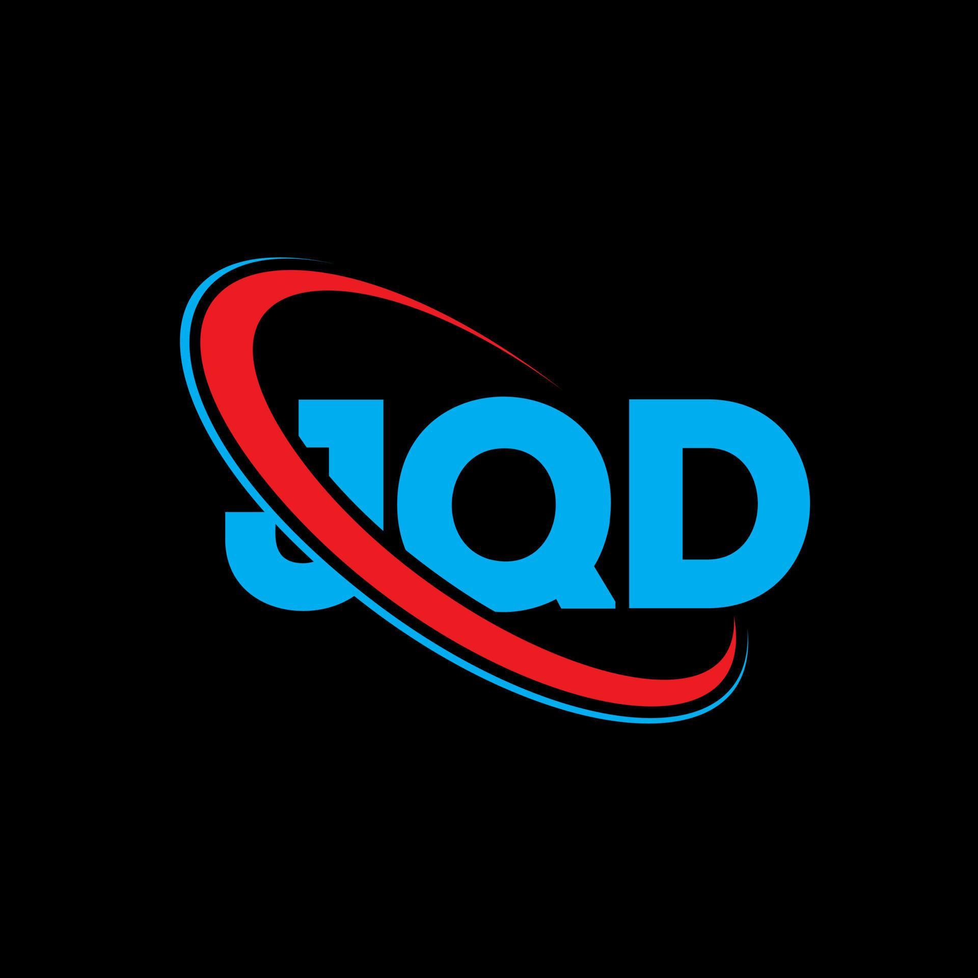 JQD logo. JQD letter. JQD letter logo design. Initials JQD logo linked with circle and uppercase ...