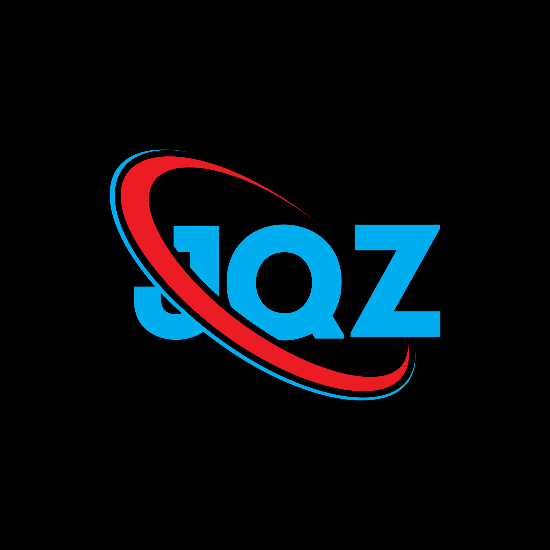 logotipo de jqz. letra jqz. diseño del logotipo de la letra jqz. logotipo de las iniciales jqz ...