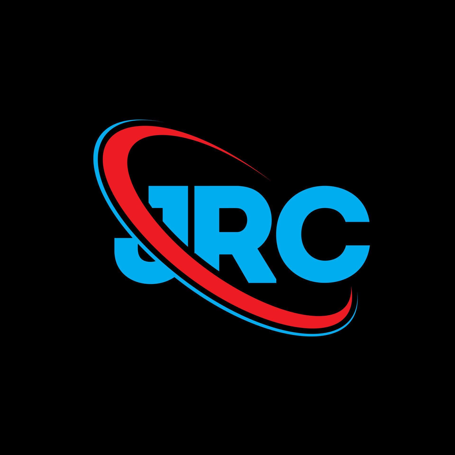 JRC logo. JRC letter. JRC letter logo design. Initials JRC logo linked with circle and uppercase ...