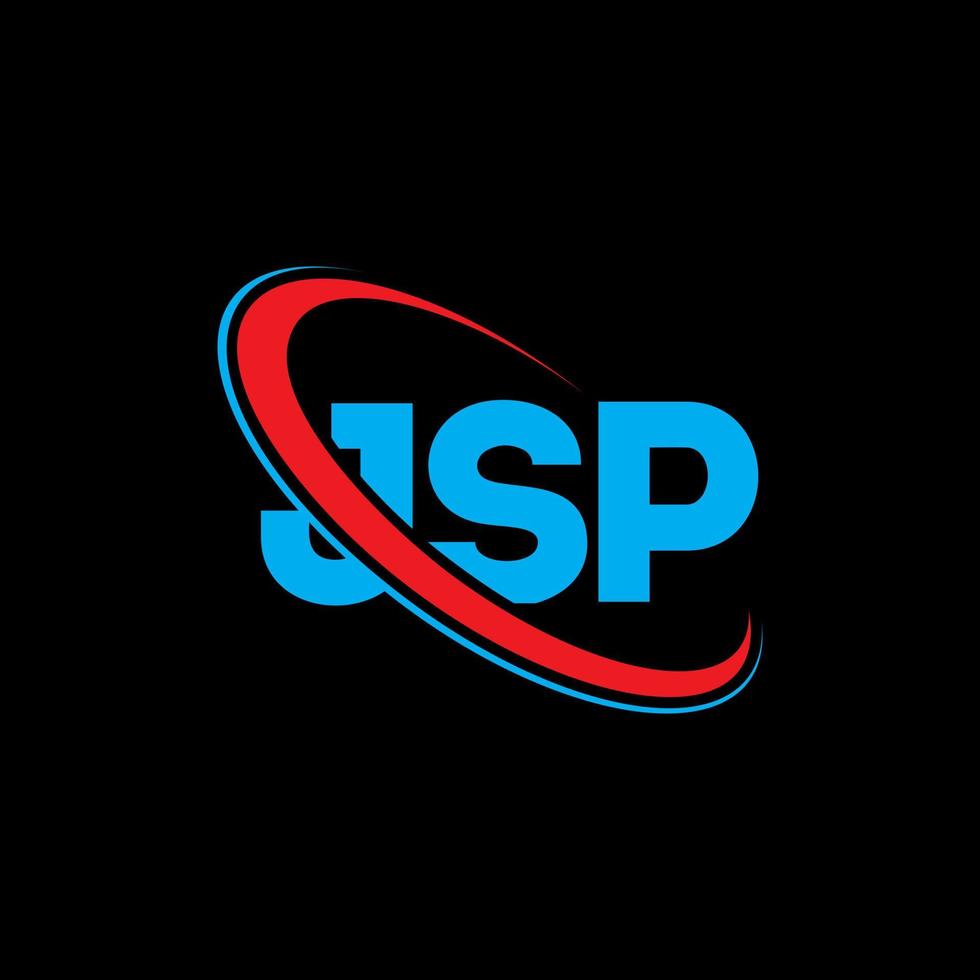 JSP logo. JSP letter. JSP letter logo design. Initials JSP logo linked ...