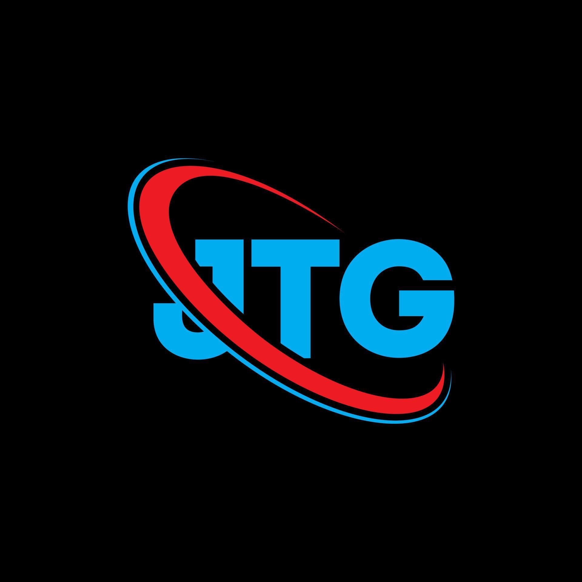 JTG logo. JTG letter. JTG letter logo design. Initials JTG logo linked with circle and uppercase ...