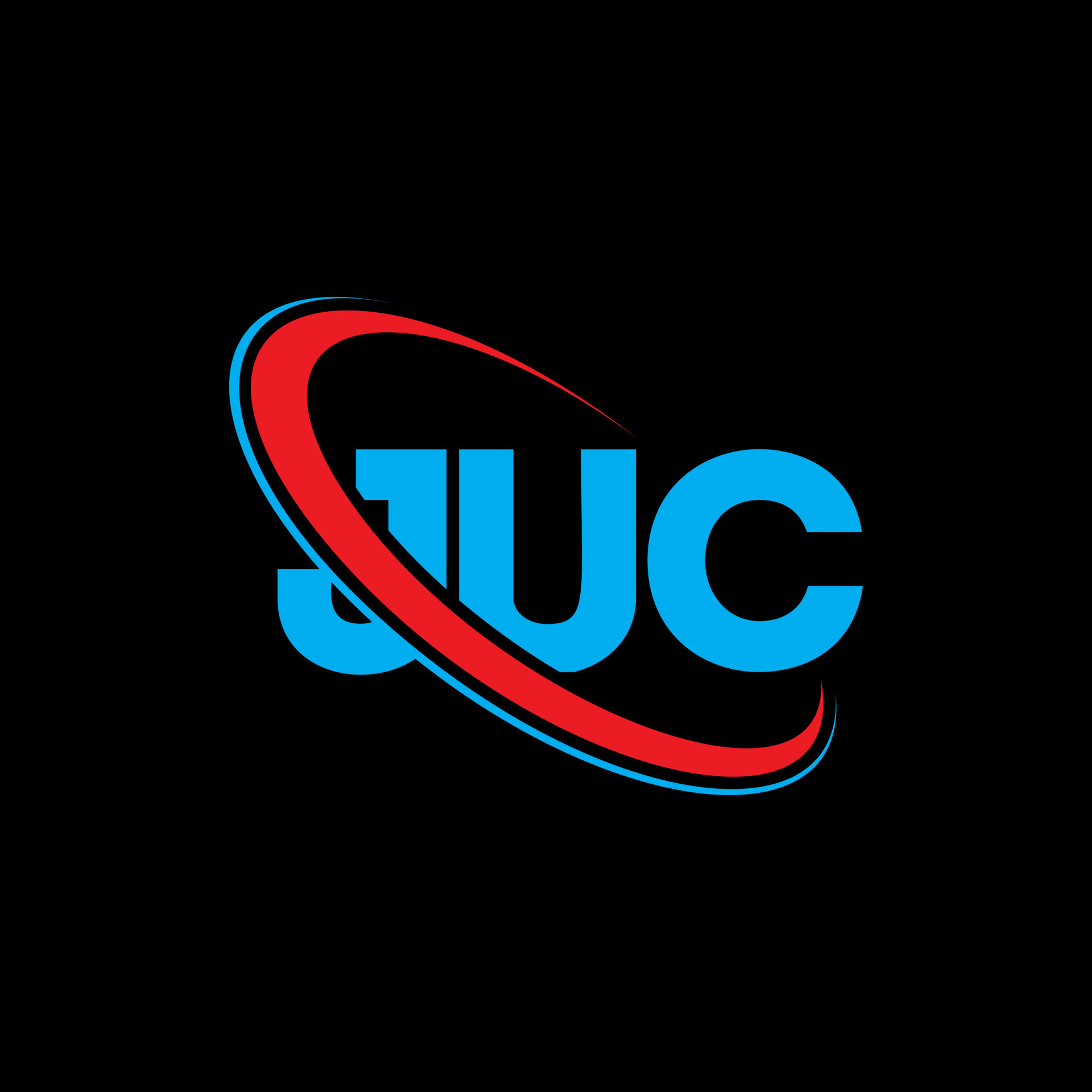 logotipo de juc. carta juc. diseño del logotipo de la letra juc. logotipo de juc iniciales ...