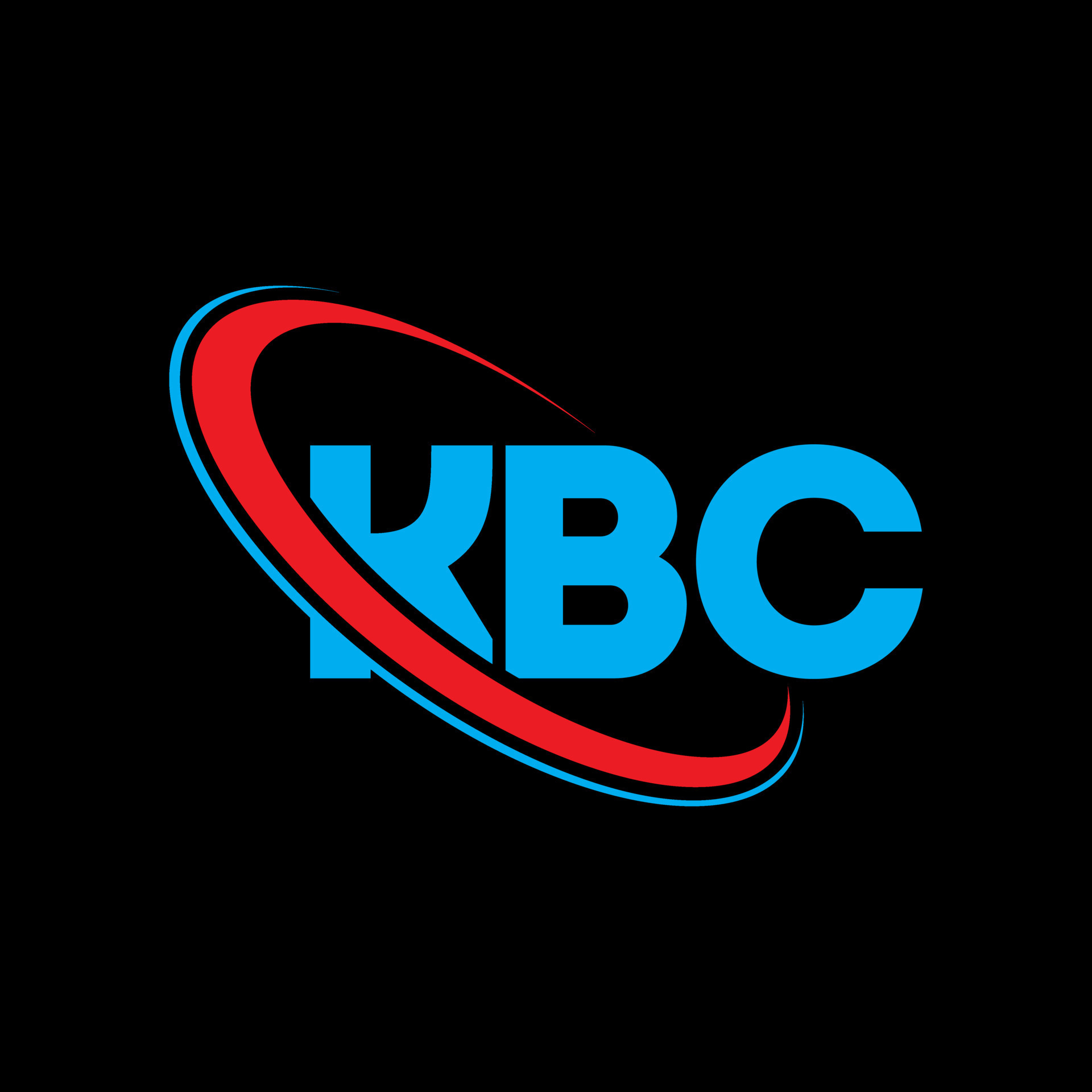 logotipo de kbc. letra kbc. diseño del logotipo de la letra kbc. Logotipo de iniciales kbc ...