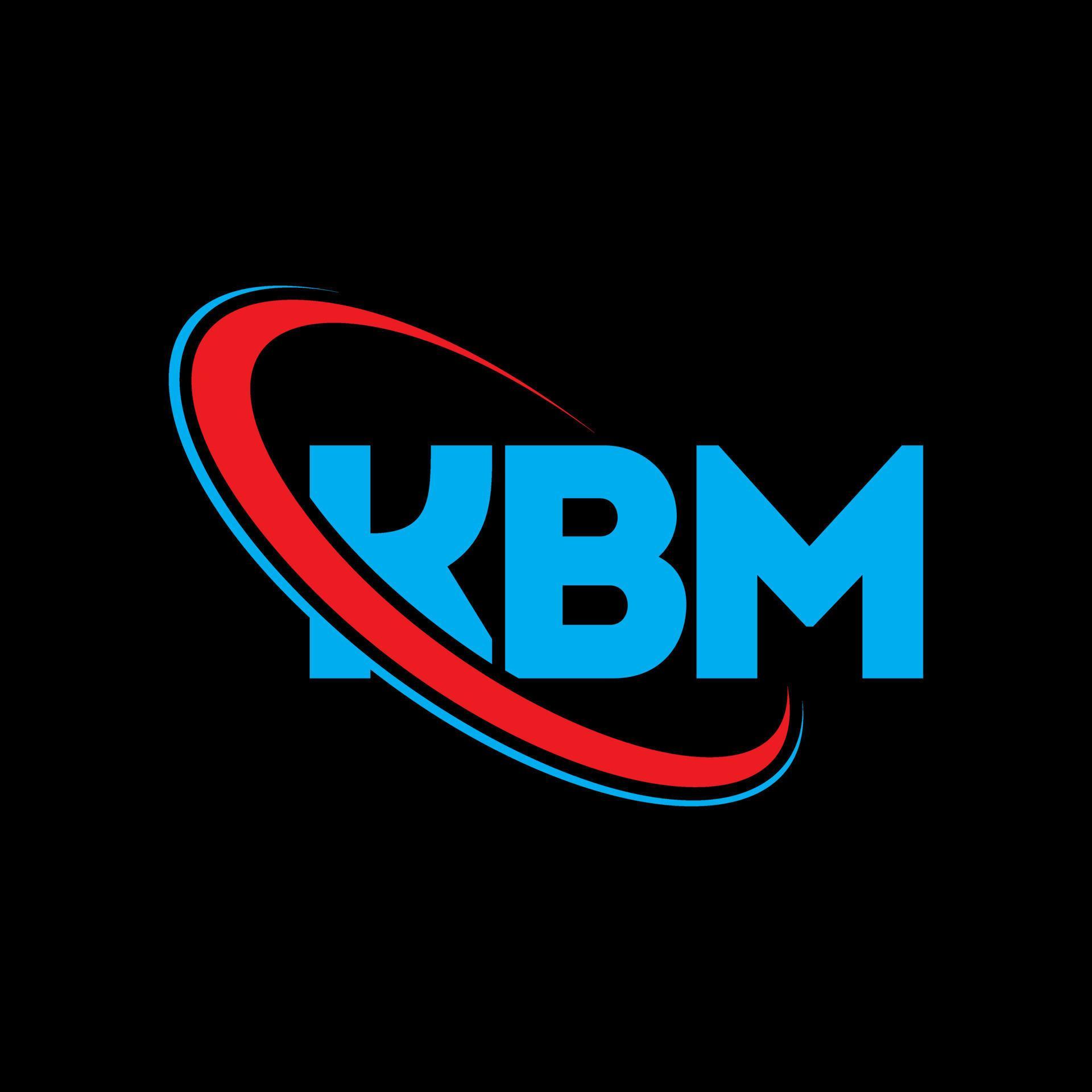 KBM logo. KBM letter. KBM letter logo design. Initials KBM logo linked with circle and uppercase ...