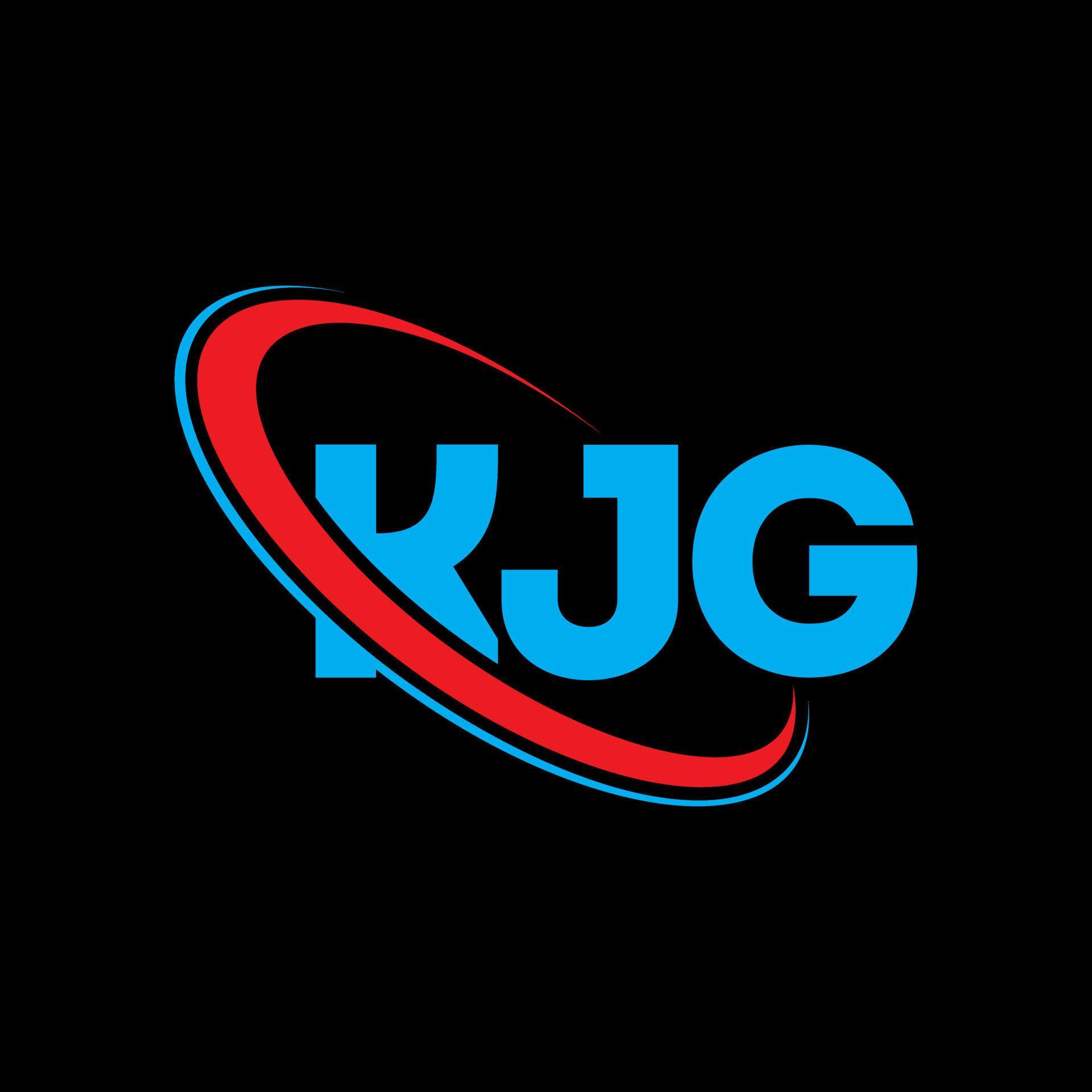 KJG logo. KJG letter. KJG letter logo design. Initials KJG logo linked with circle and uppercase ...