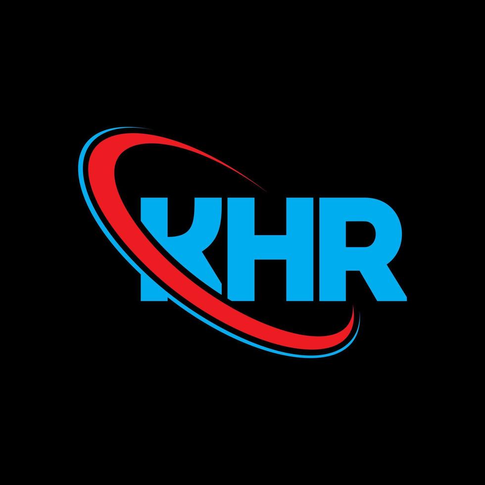 KHR logo. KHR letter. KHR letter logo design. Initials KHR logo linked with circle and uppercase ...
