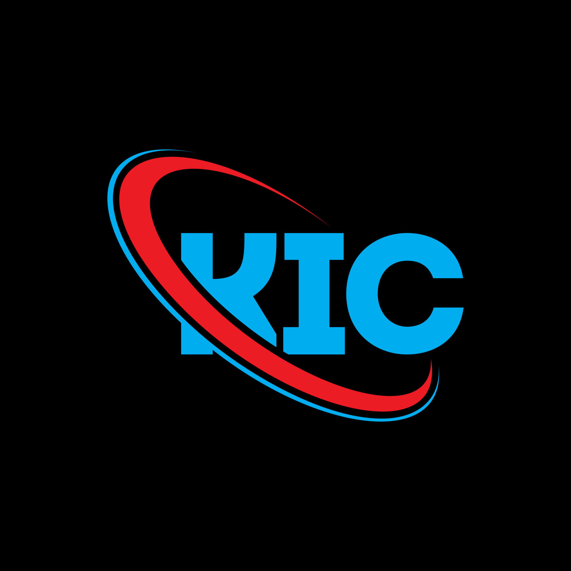 logotipo de kic. letra kic. diseño del logotipo de la letra kic. logotipo de las iniciales kic ...