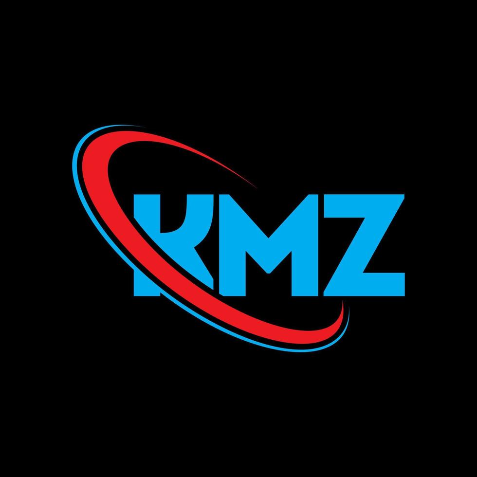 logotipo de kmz. letra kmz. diseño del logotipo de la letra kmz. logotipo de las iniciales kmz ...