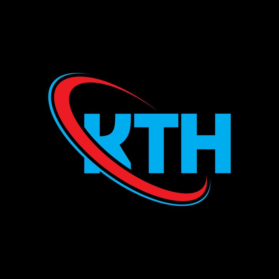 k-ésimo logotipo. k-ésima letra. diseño del logotipo de la letra kth. logotipo de iniciales kth ...