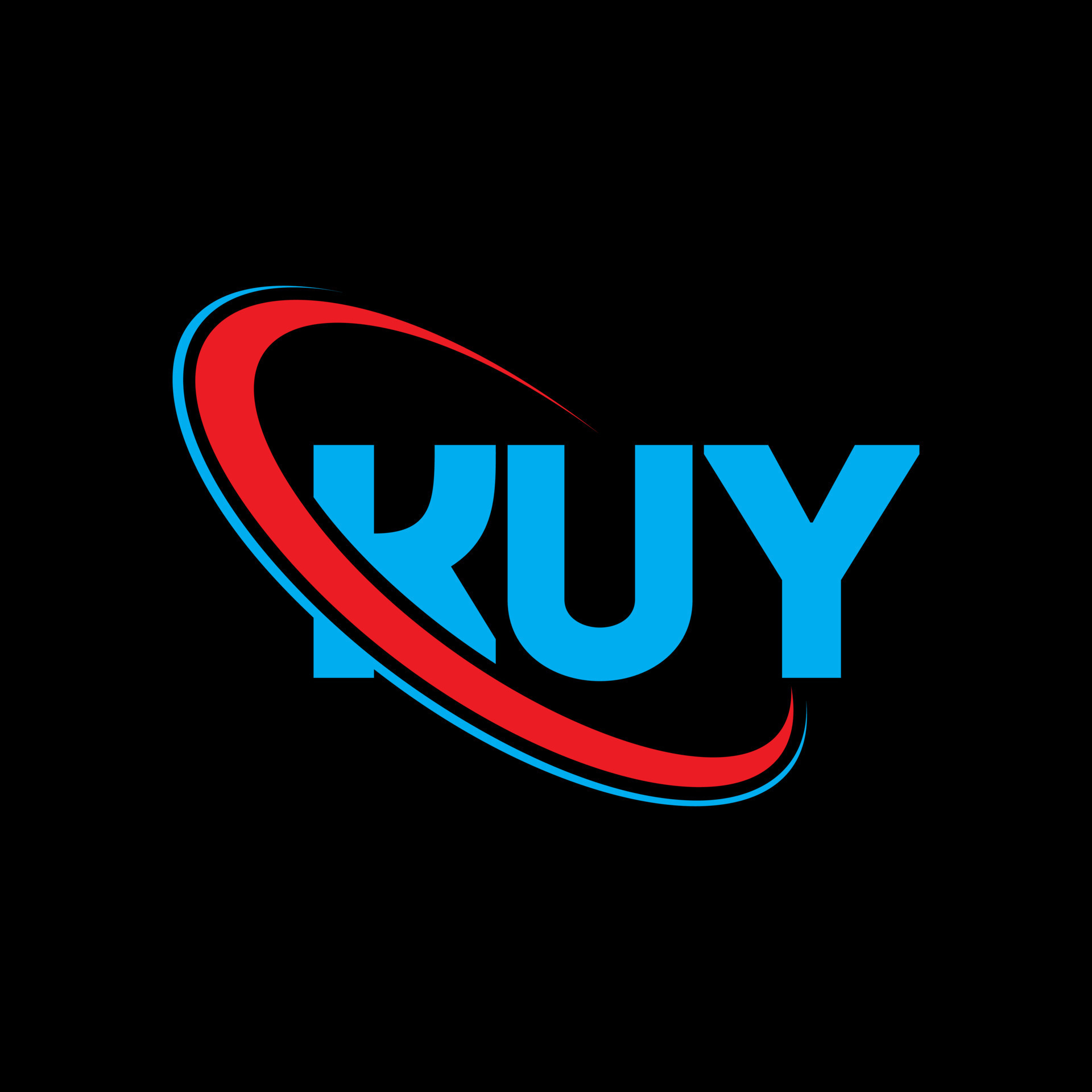 logotipo de kuy. carta kuy. diseño del logotipo de la letra kuy. logotipo de las iniciales kuy ...