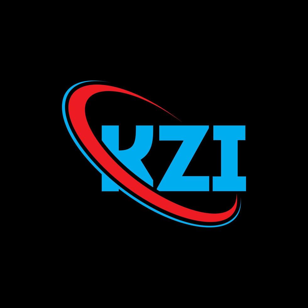 logotipo de kzi. letra kzi. diseño del logotipo de la letra kzi. logotipo de las iniciales kzi ...