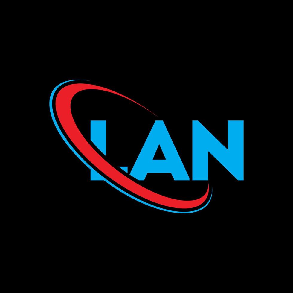 logotipo de LAN. letra lan. diseño del logotipo de la letra lan. logotipo de lan iniciales ...