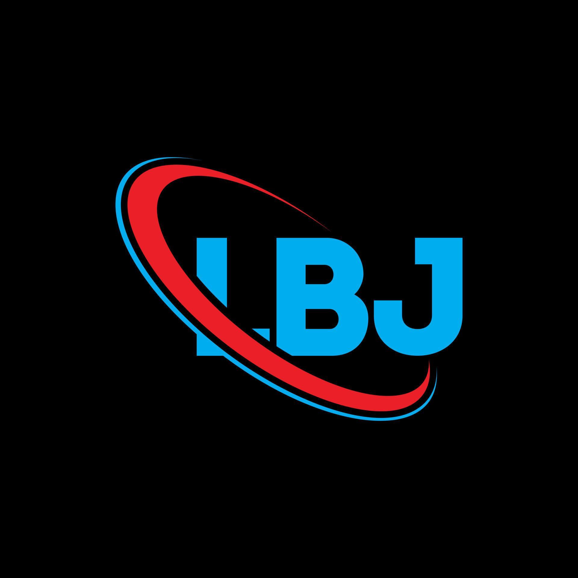 LBJ logo. LBJ letter. LBJ letter logo design. Initials LBJ logo linked with circle and uppercase ...