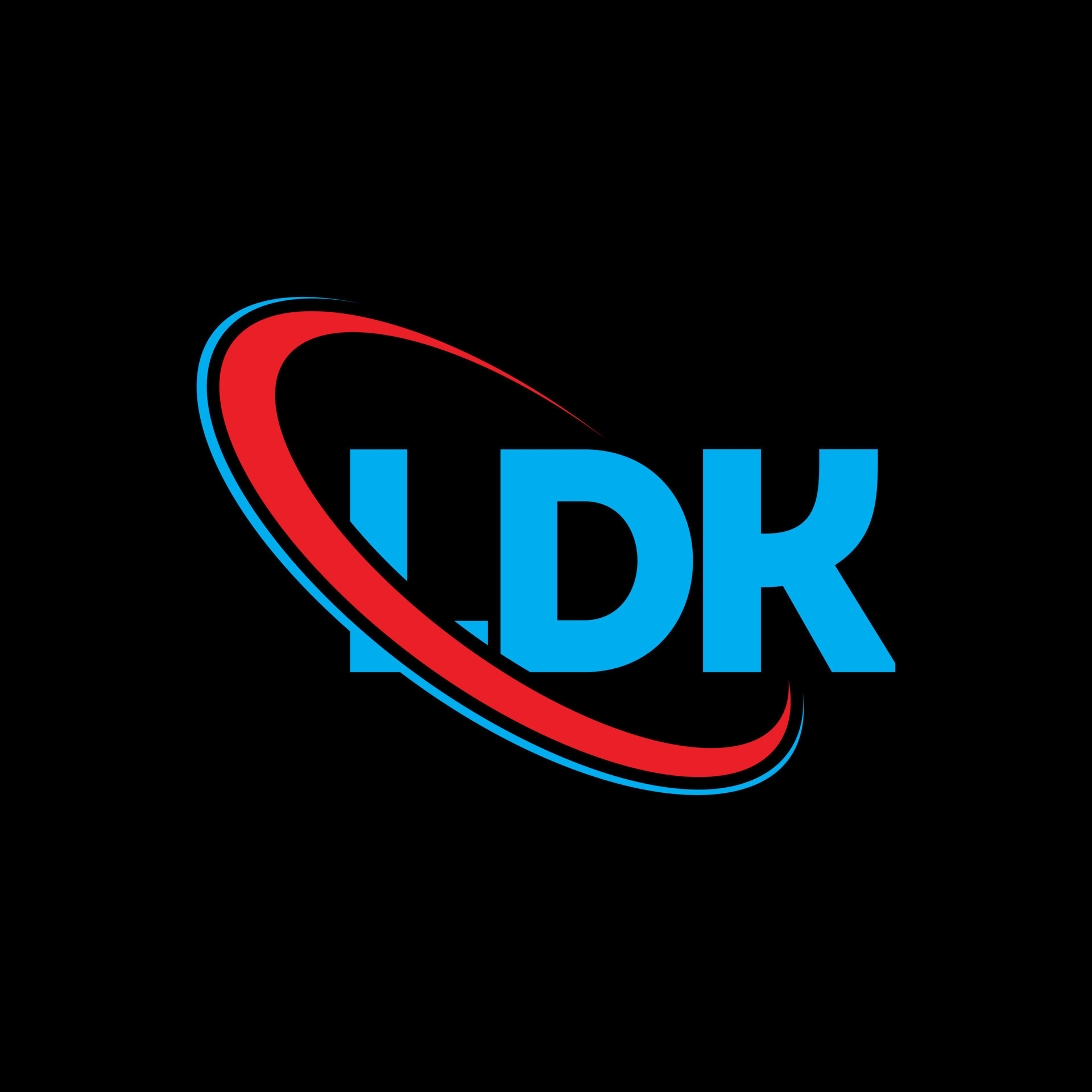 logotipo de ldk. letra ldk. diseño del logotipo de la letra ldk. logotipo de ldk de iniciales ...