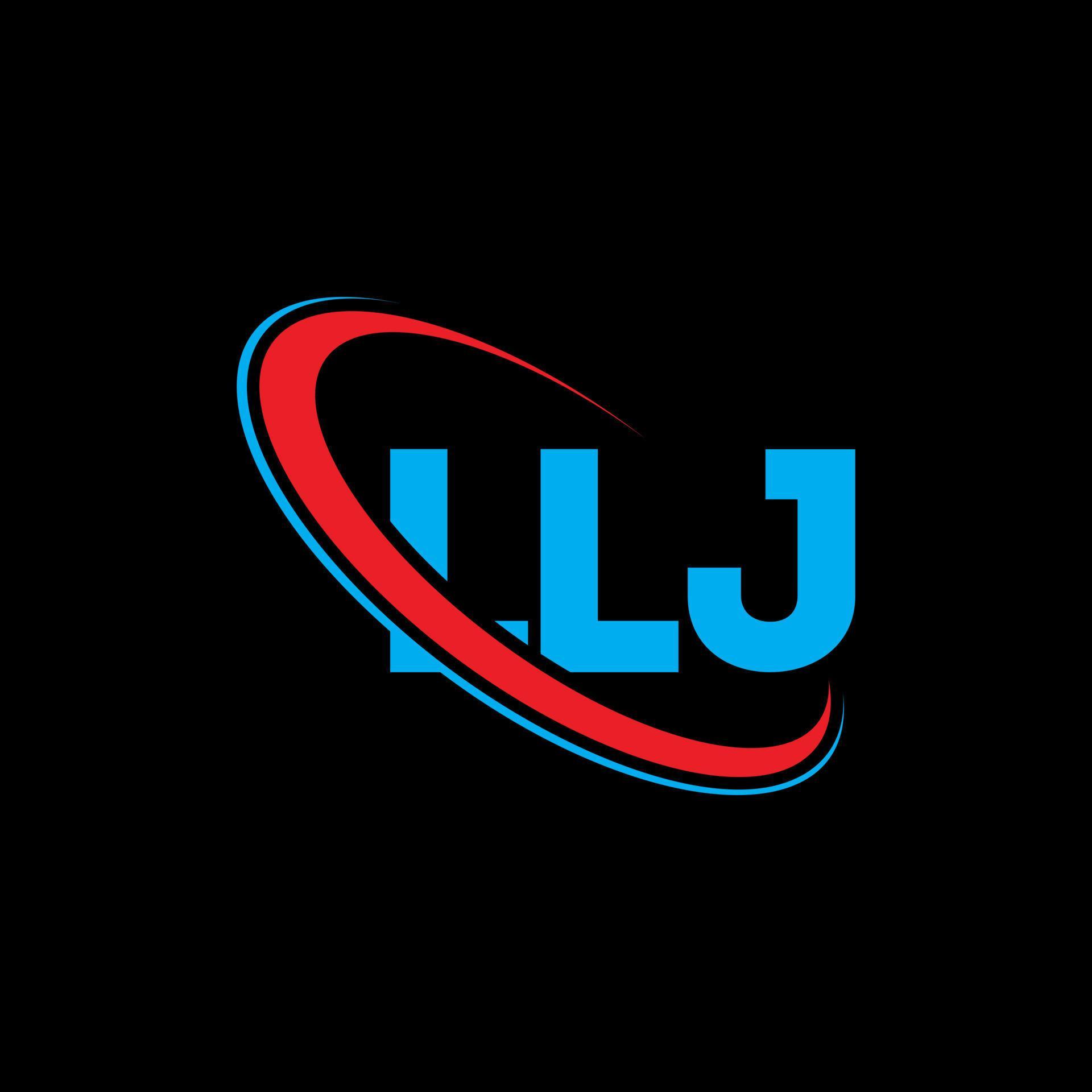 LLJ logo. LLJ letter. LLJ letter logo design. Initials LLJ logo linked with circle and uppercase ...
