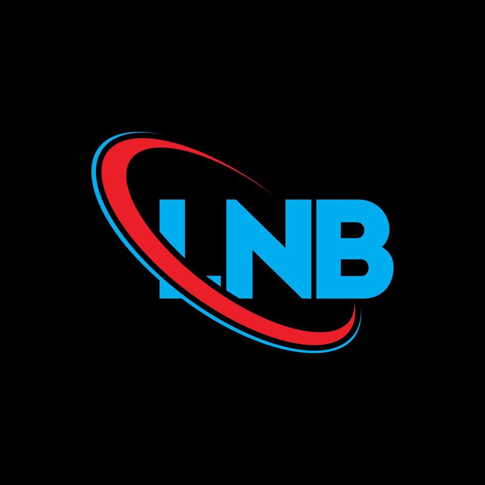 logotipo de lnb. carta lnb. diseño del logotipo de la letra lnb ...