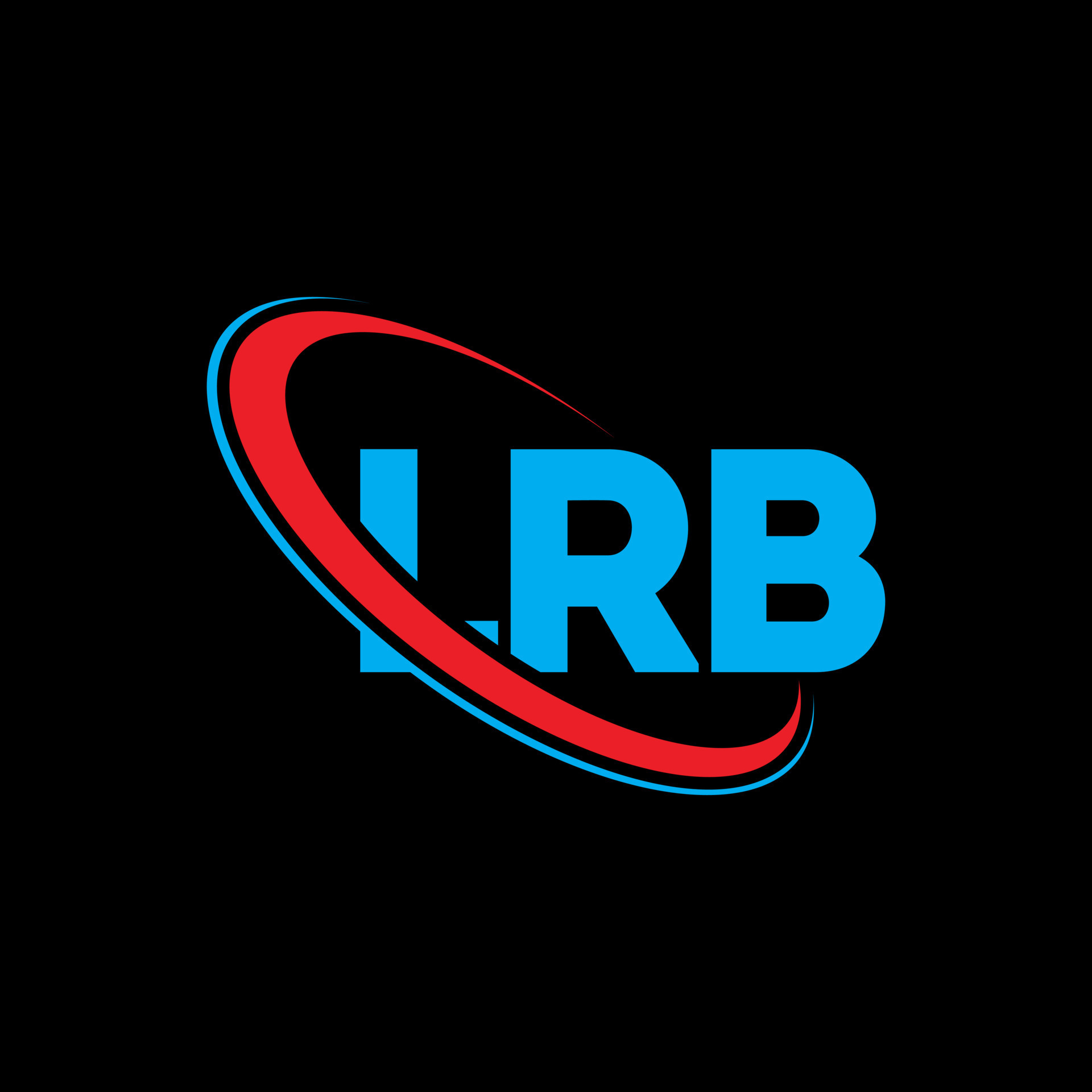 LRB logo. LRB letter. LRB letter logo design. Initials LRB logo linked with circle and uppercase ...
