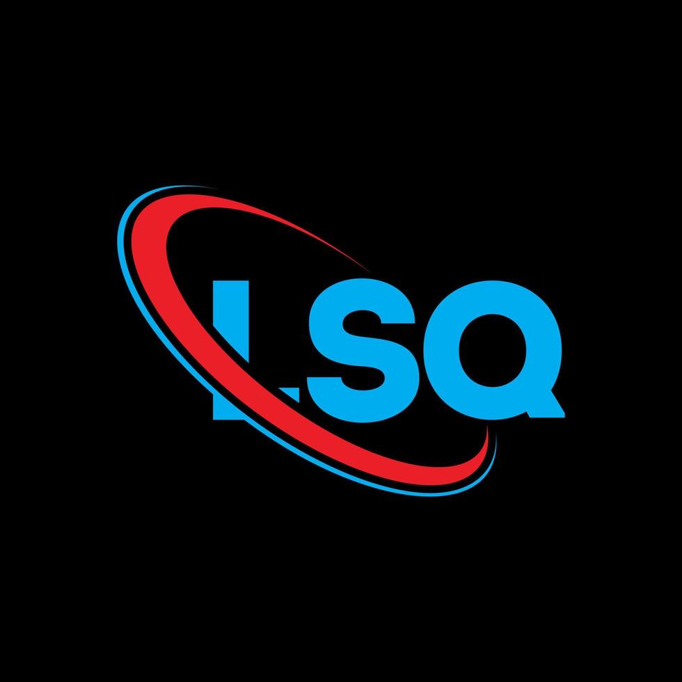 LSQ logo. LSQ letter. LSQ letter logo design. Initials LSQ logo linked with circle and uppercase ...