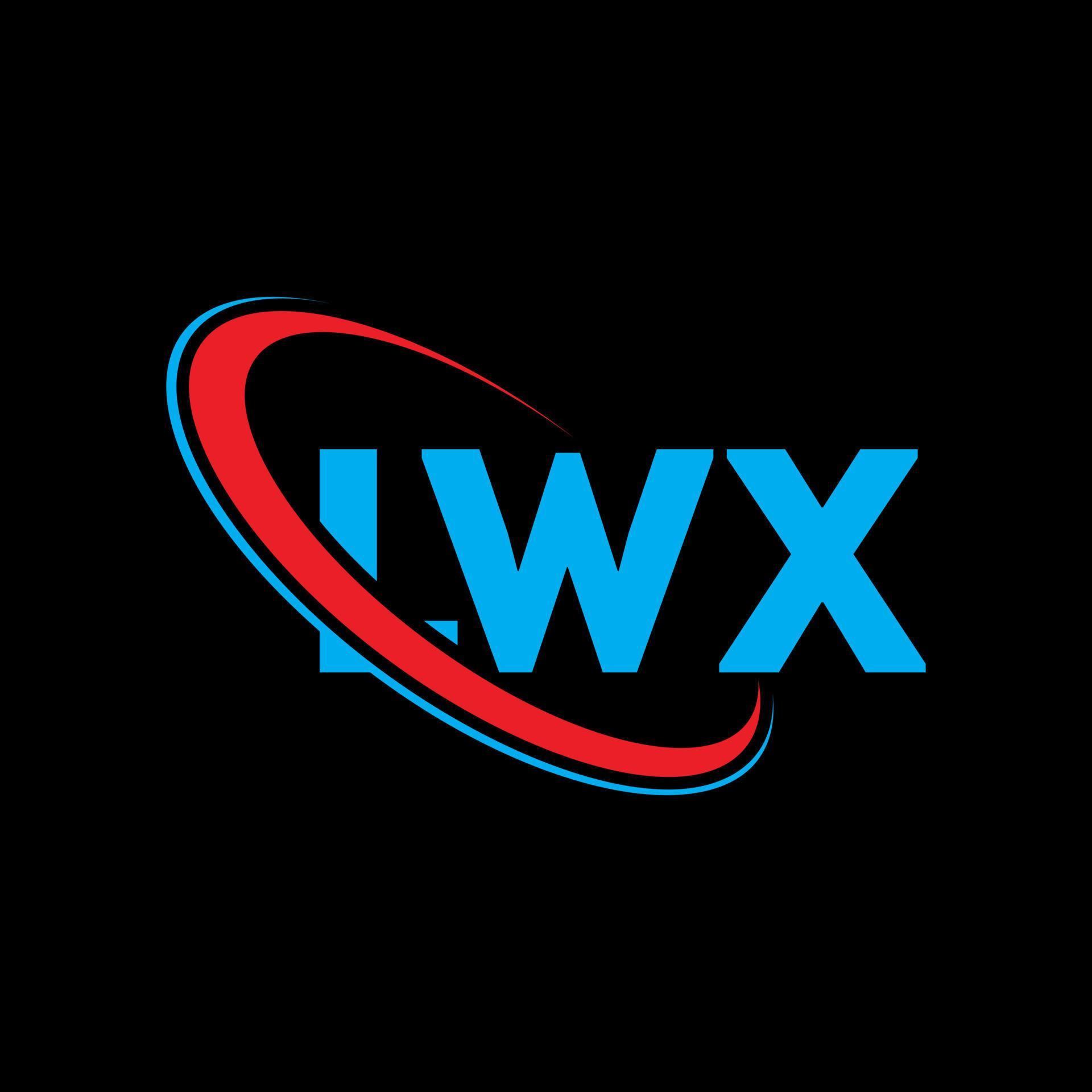 LWX logo. LWX letter. LWX letter logo design. Initials LWX logo linked with circle and uppercase ...
