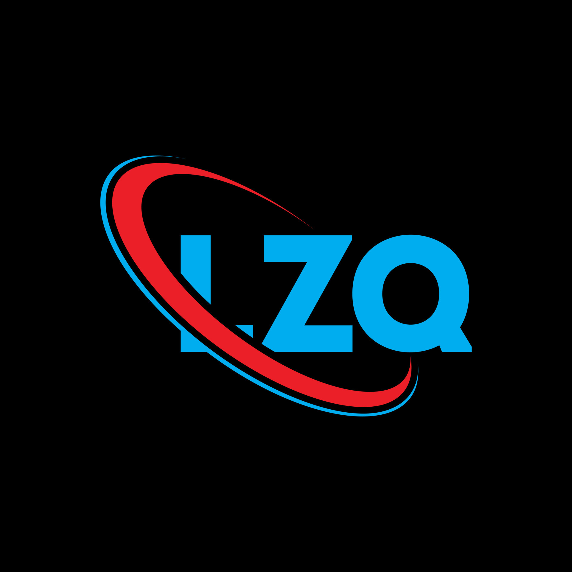 logotipo de lzq. letra lzq. diseño del logotipo de la letra lzq. logotipo de iniciales lzq ...