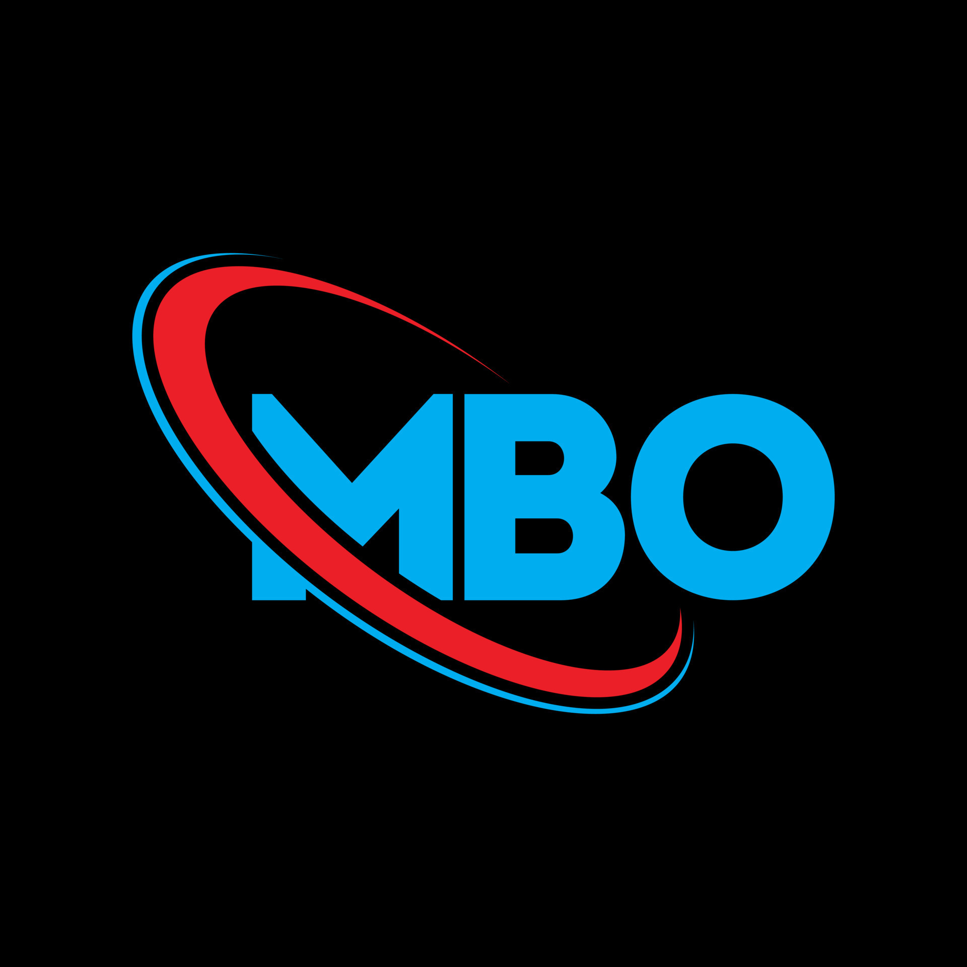 logotipo de mbo. letra mbo. diseño de logotipo de letra mbo. logotipo de iniciales mbo vinculado ...