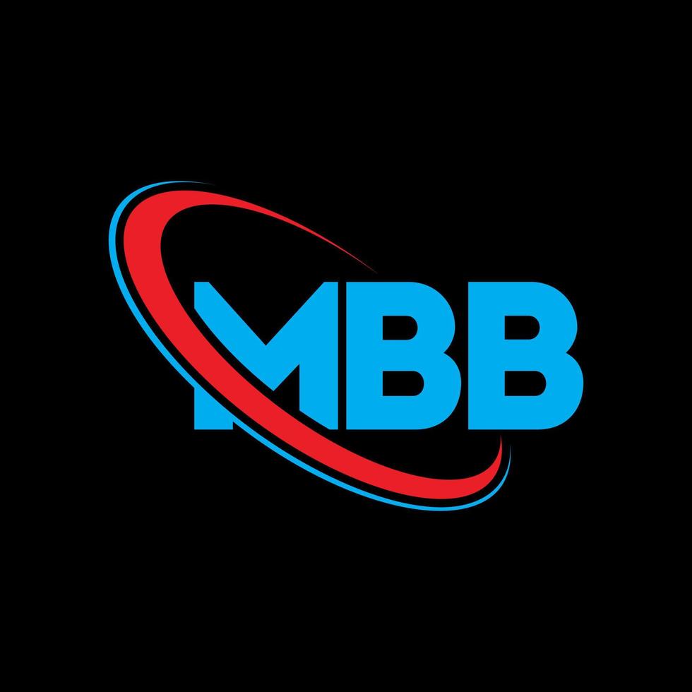 Logotipo De Mbb Letra Bbb Diseño Del Logotipo De La Letra Mbb