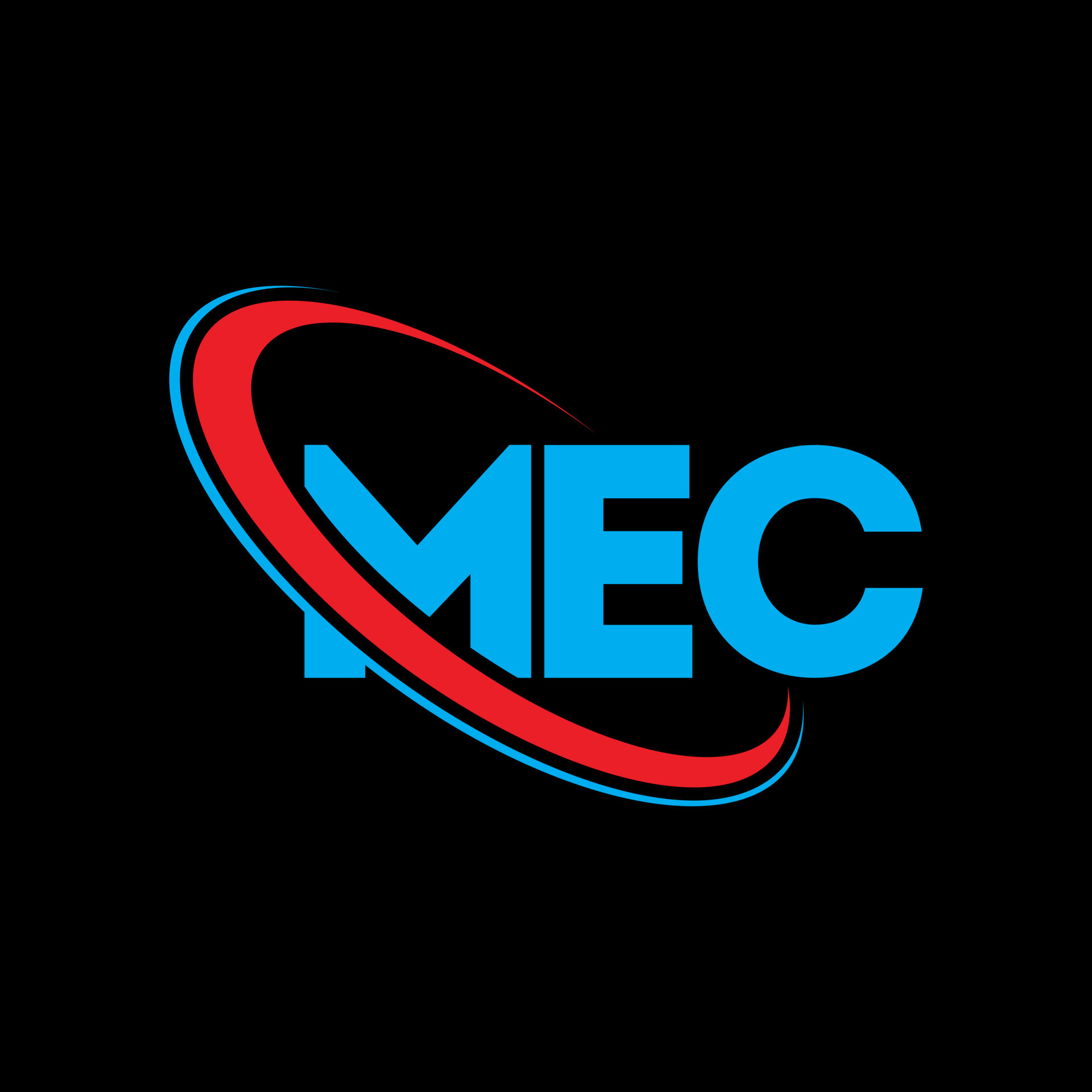 logotipo mec. letra meca. diseño del logotipo de la letra mec. logotipo de iniciales mec ...