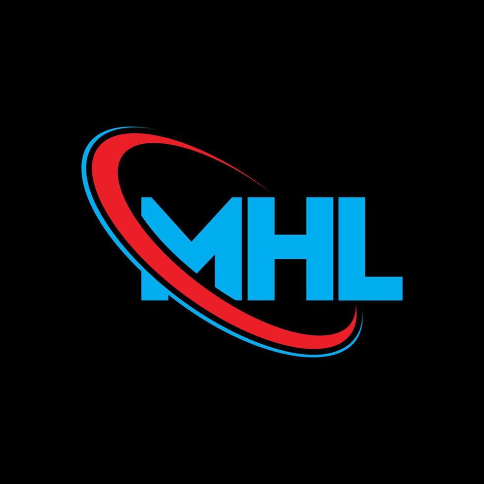 logotipo de MHL. letra mhl. diseño del logotipo de la letra mhl. Logotipo de las iniciales mhl ...