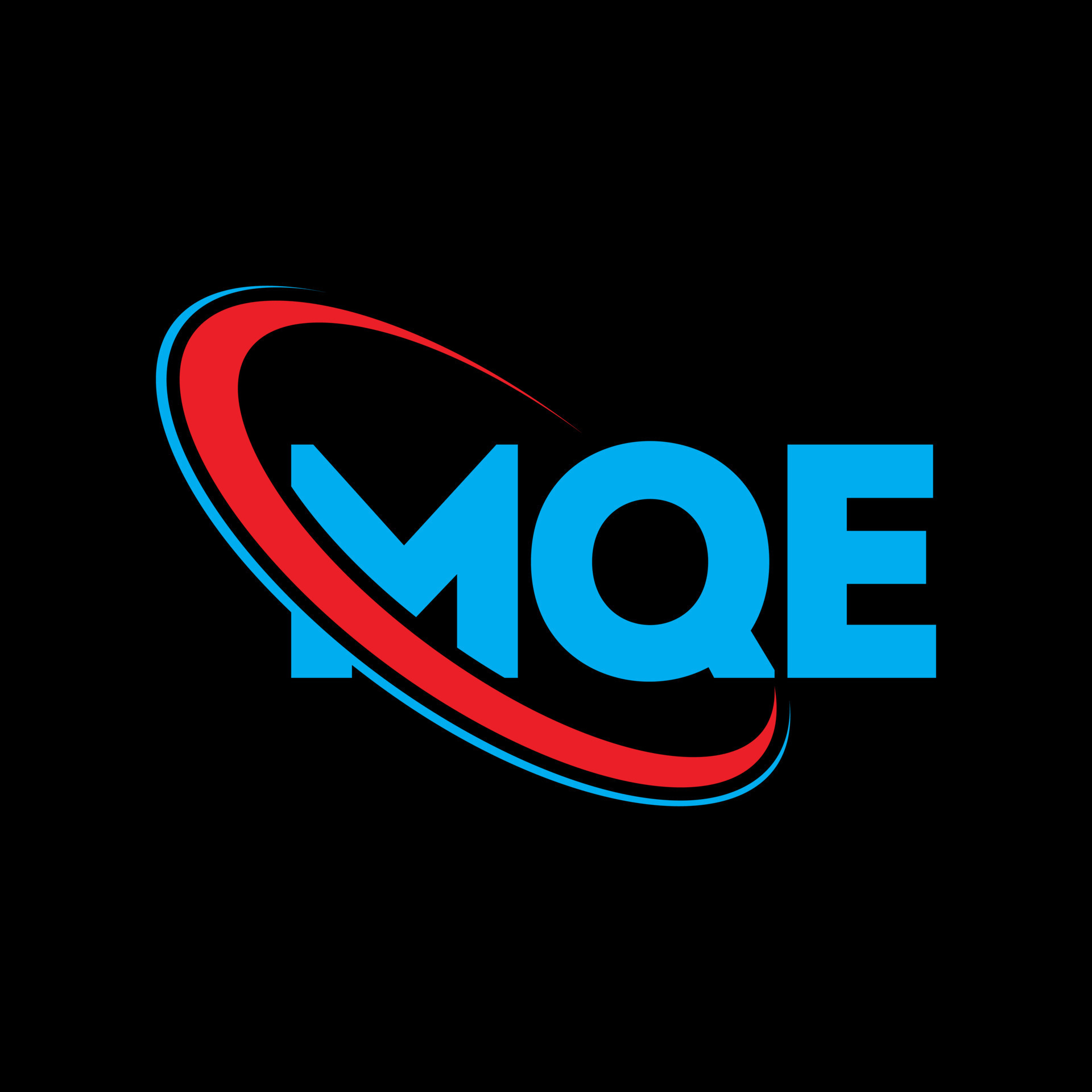 MQE logo. MQE letter. MQE letter logo design. Initials MQE logo linked with circle and uppercase ...