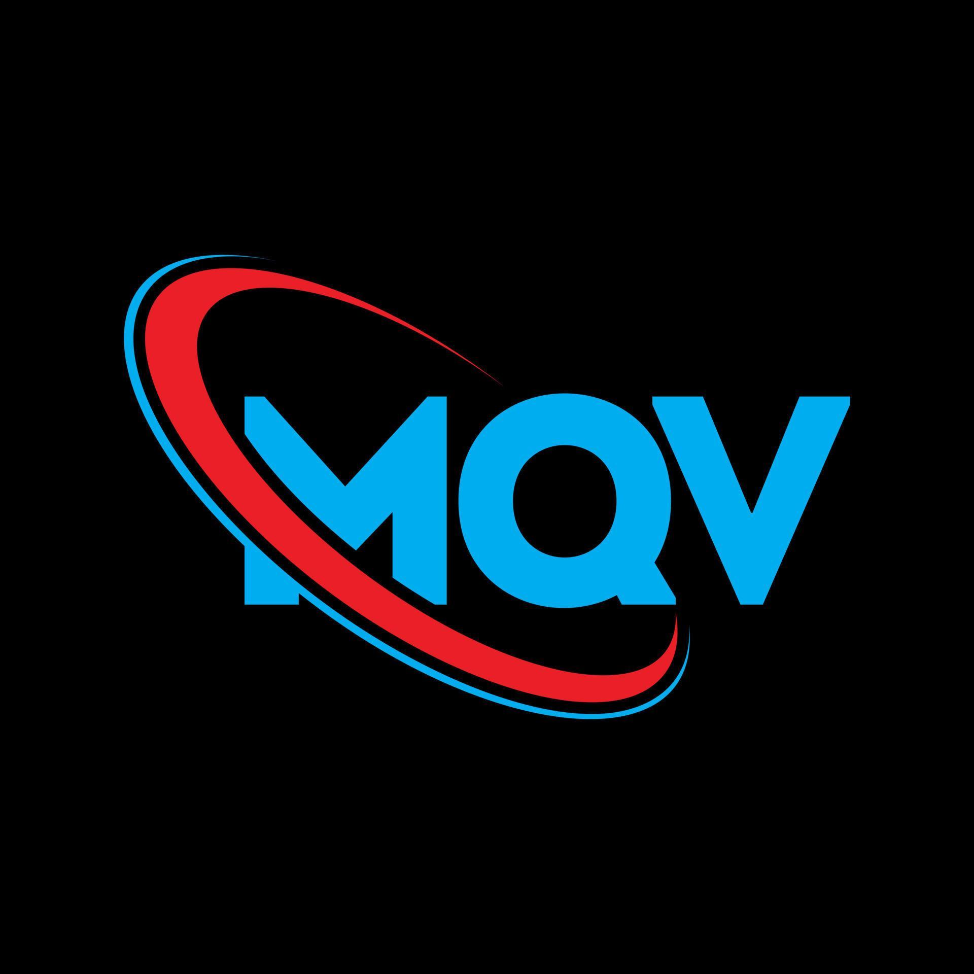 MQV logo. MQV letter. MQV letter logo design. Initials MQV logo linked with circle and uppercase ...