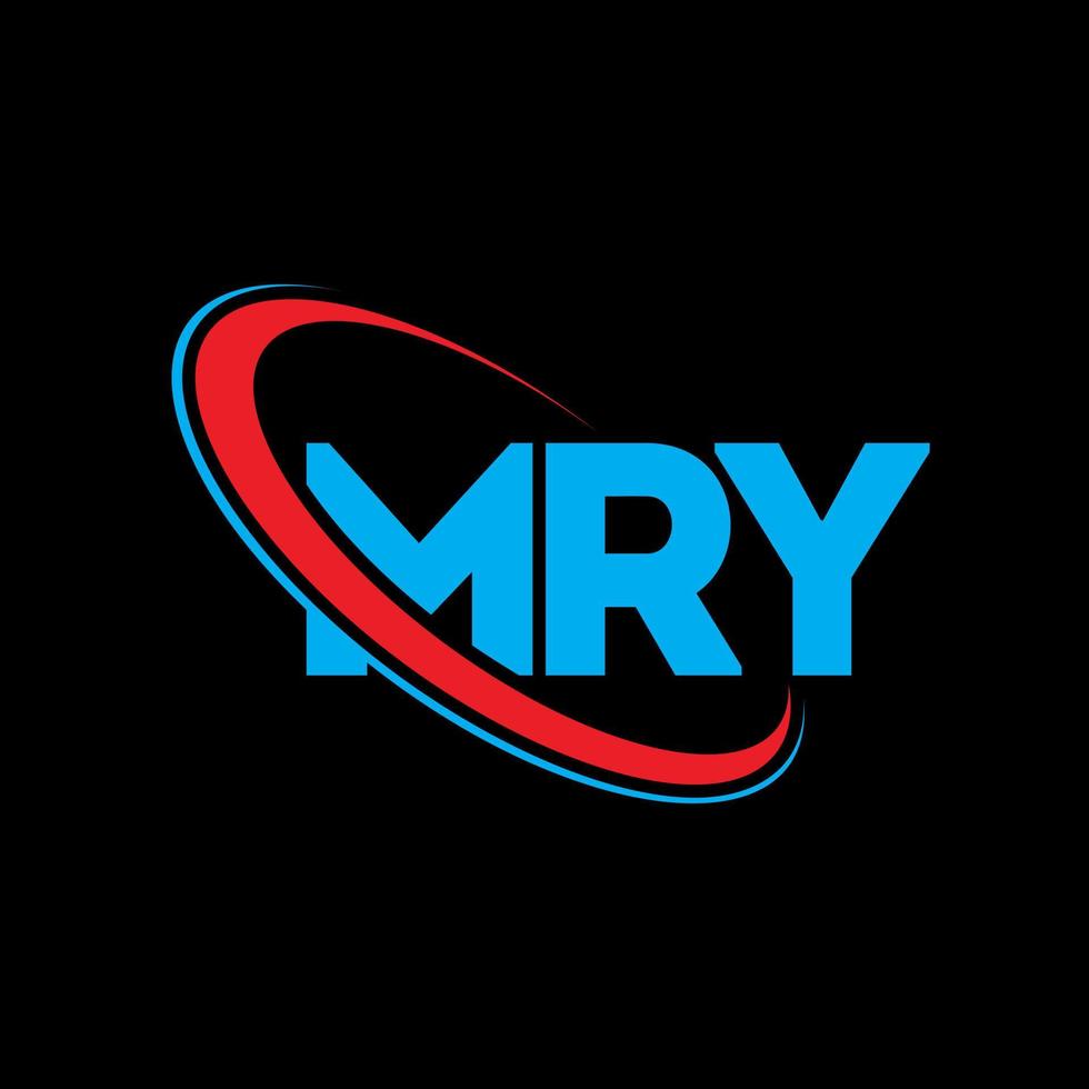 mi logotipo. mi carta. diseño del logotipo de la letra mry. logotipo de mry iniciales vinculado ...
