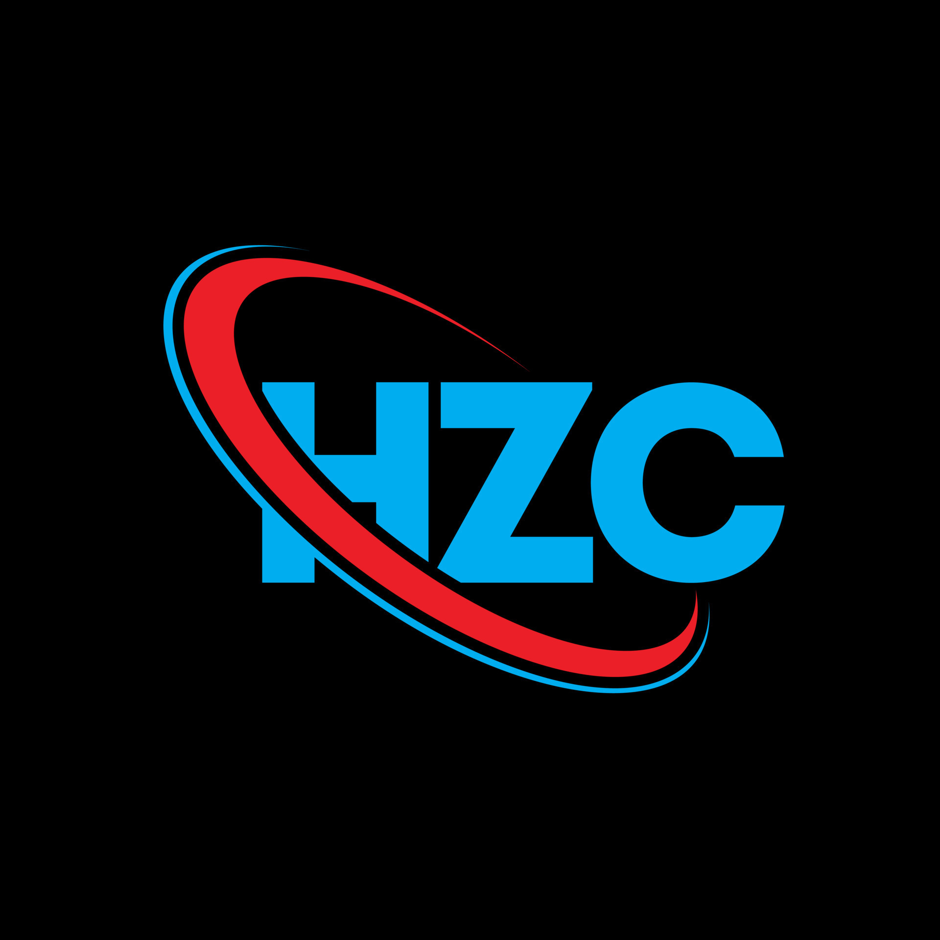 HZC logo. HZC letter. HZC letter logo design. Initials HZC logo linked with circle and uppercase ...