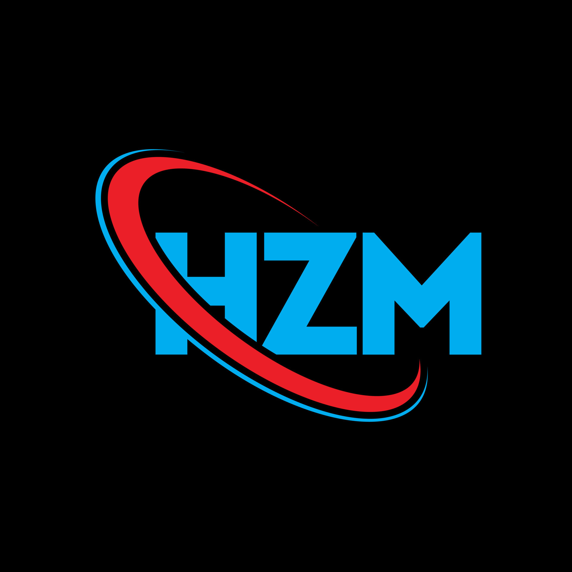 logotipo hzm. letra hzm. diseño del logotipo de la letra hzm. logotipo de las iniciales hzm ...