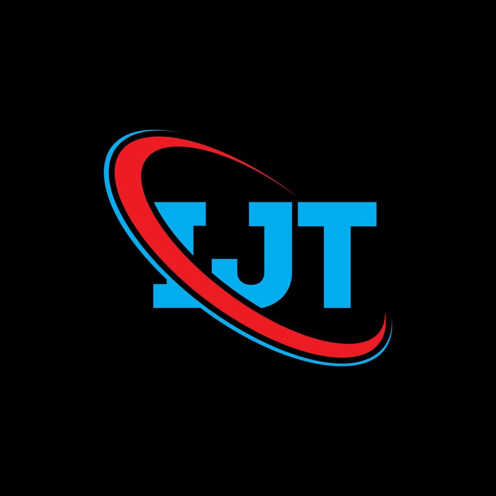 IJT logo. IJT letter. IJT letter logo design. Initials IJT logo linked with circle and uppercase ...