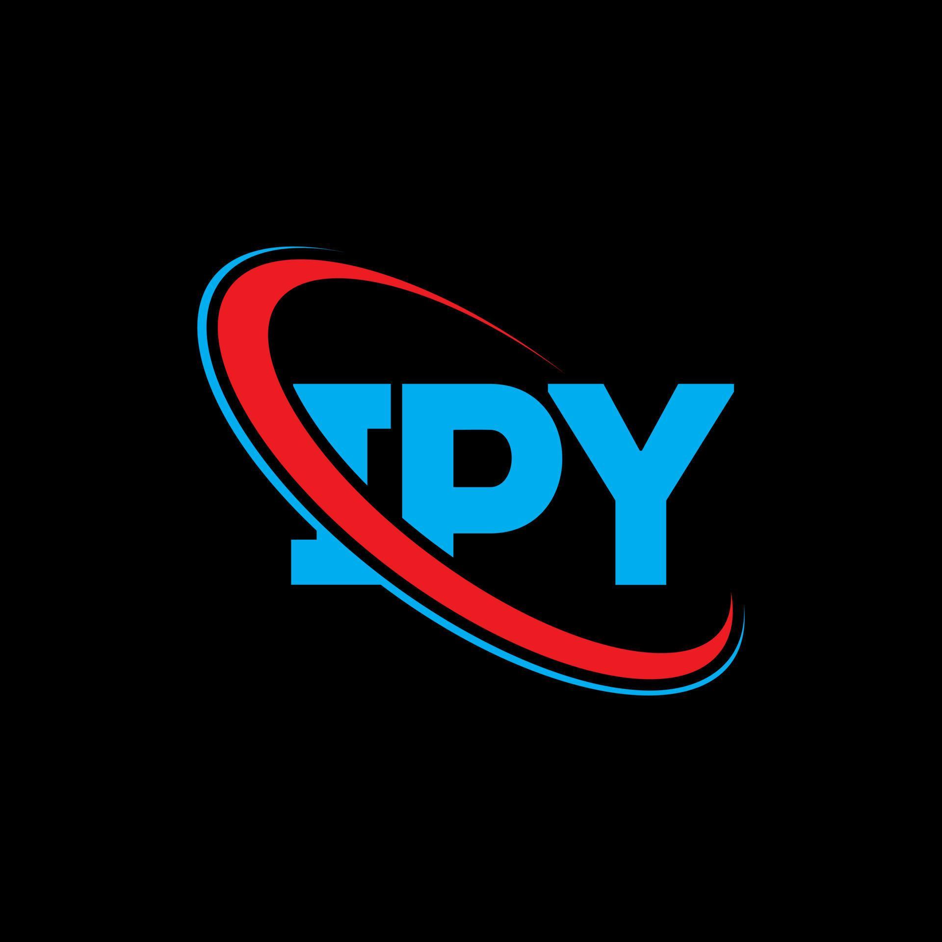 IPY logo. IPY letter. IPY letter logo design. Initials IPY logo linked with circle and uppercase ...