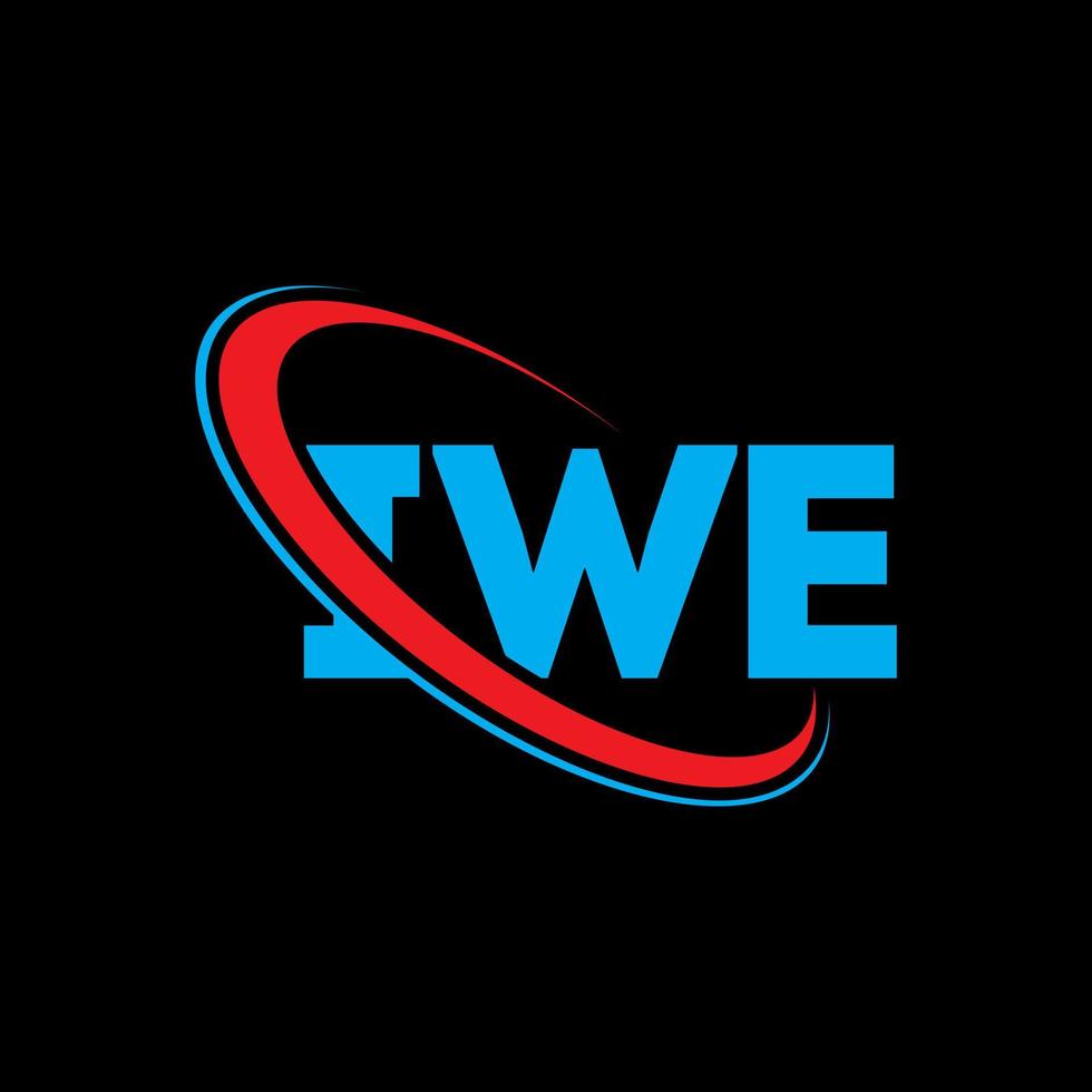 logotipo de iwe. carta iwe. diseño del logotipo de la letra iwe. logotipo de iwe iniciales ...