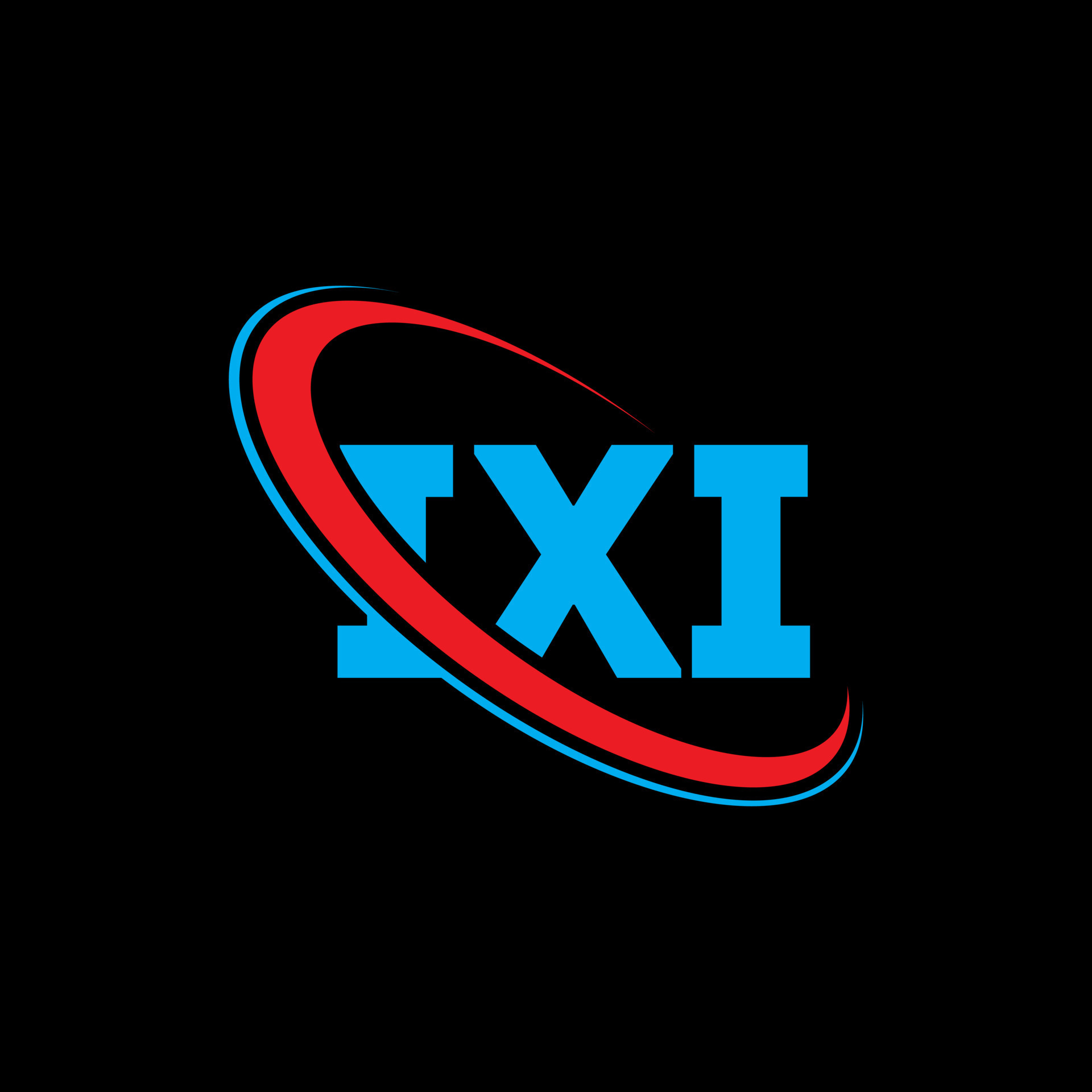 logotipo de xi. carta xi. diseño del logotipo de la letra ixi. logotipo de las iniciales ixi ...