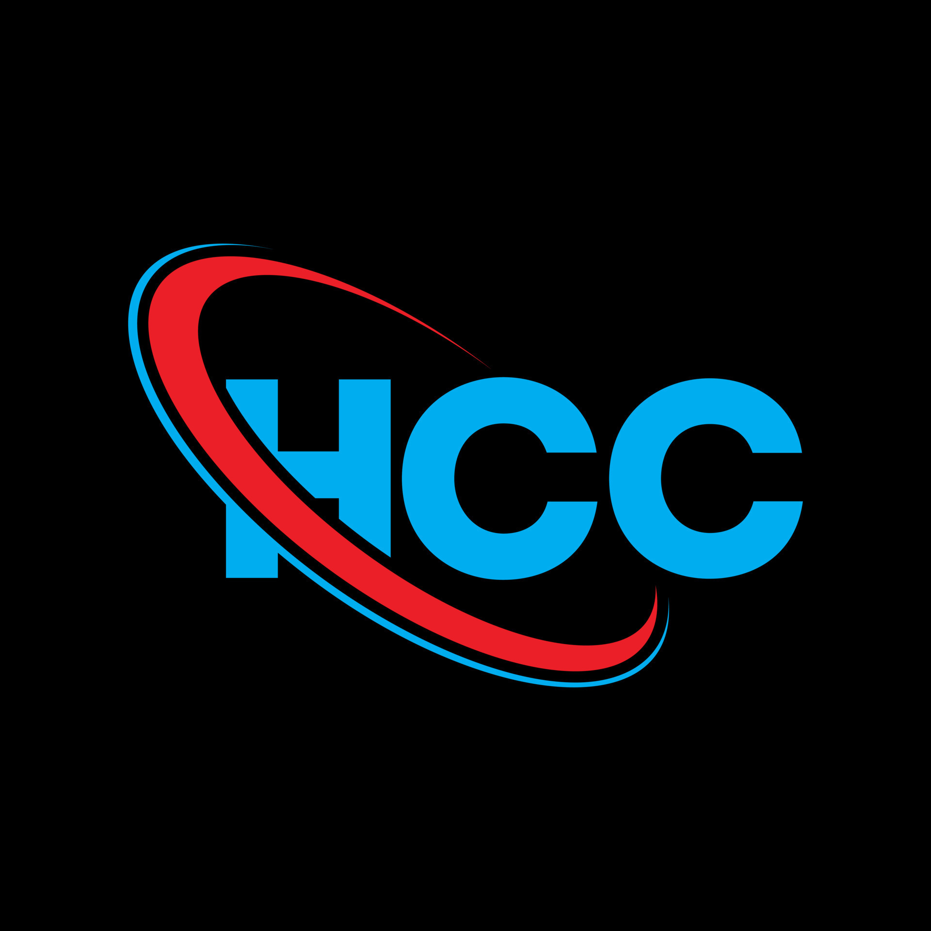 HCC logo. HCC letter. HCC letter logo design. Initials HCC logo linked with circle and uppercase ...